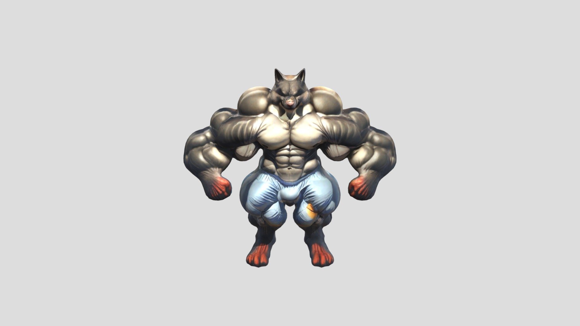 Mighty Werewolf Athlete - 3D model by naruto2218 [fea21d0] - Sketchfab
