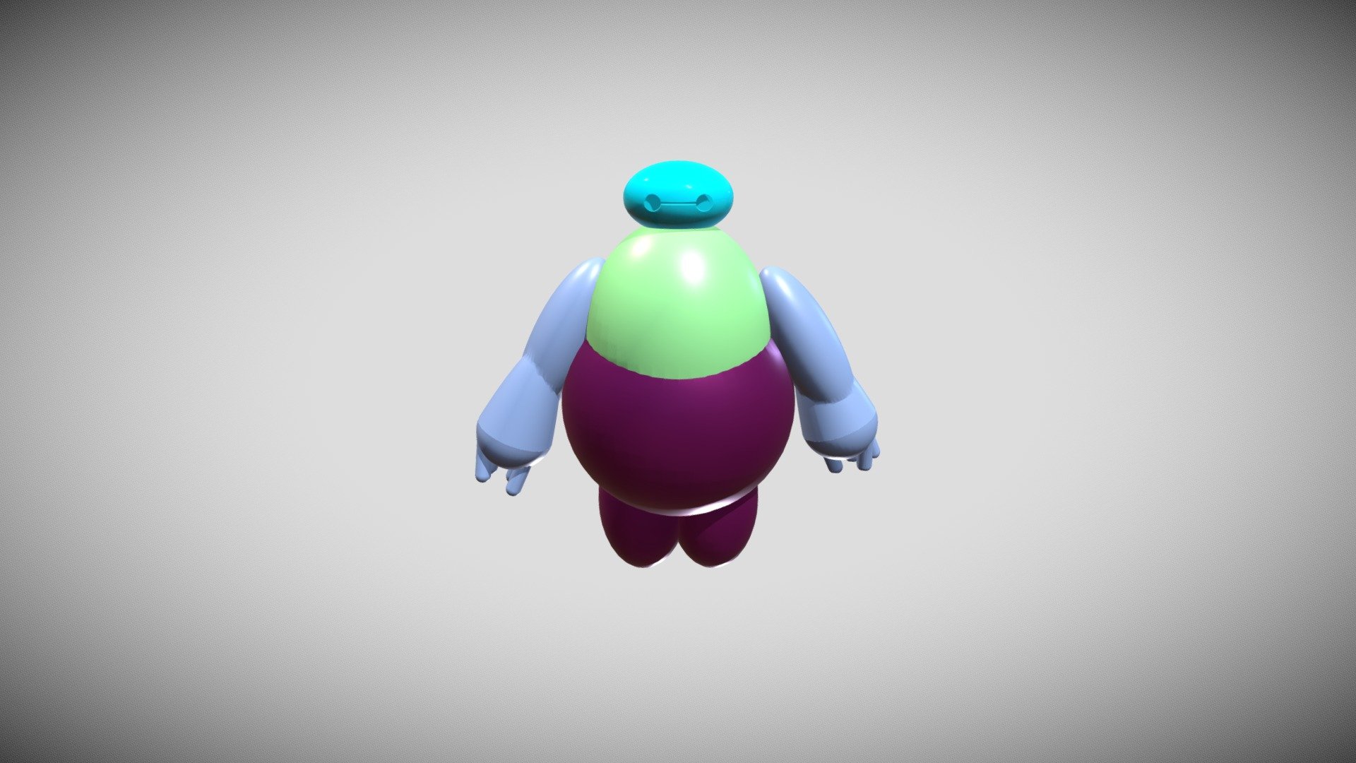 Robot: Bay Max - Download Free 3D model by sarafian.eva [fea4a3f ...