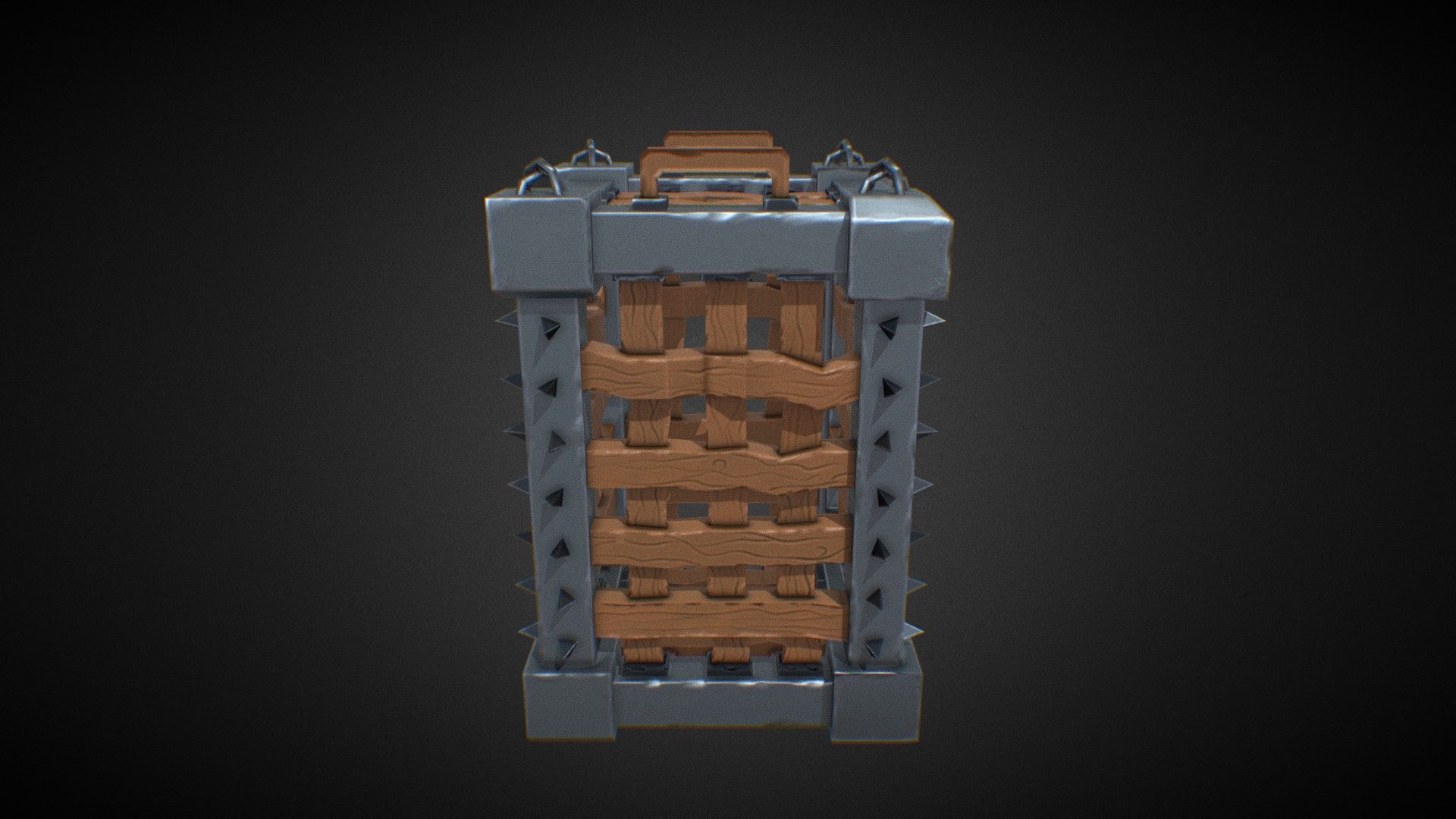 Stylized cage - 3D model by Svyatoslav_sol [fea557f] - Sketchfab