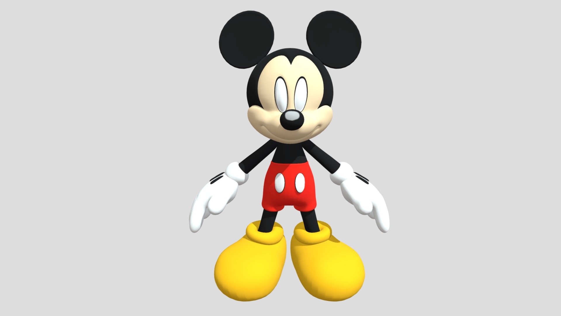 Mickey And Friends Mickey Mouse Update - Download Free 3D model by SMF ...