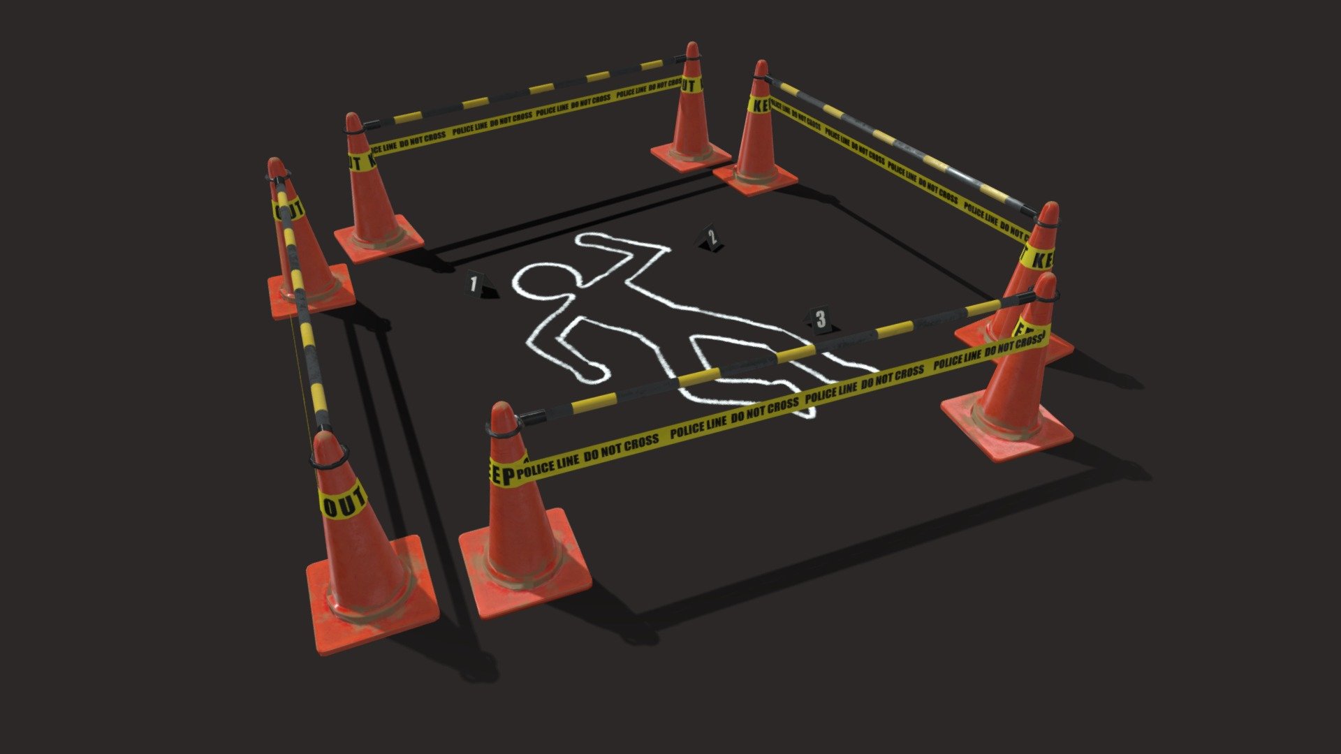 KeepOut - 3D model by hiro17 [fea8387] - Sketchfab