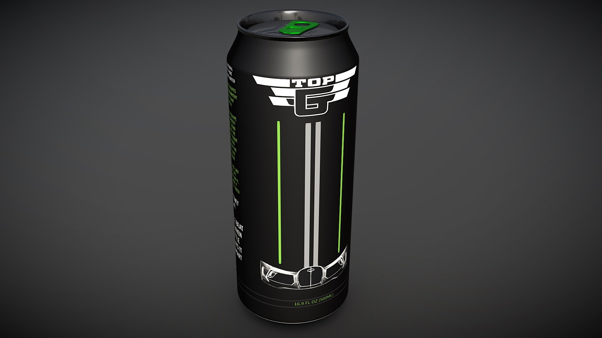 500ML-Top G Logo CAN #1 - Download Free 3D model by DWE [fea872c ...