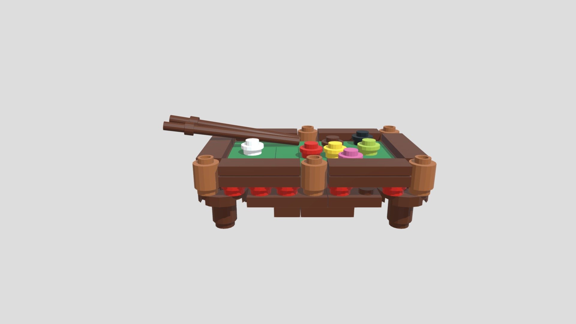 snooker - 3D model by mtpbricks [feac287] - Sketchfab