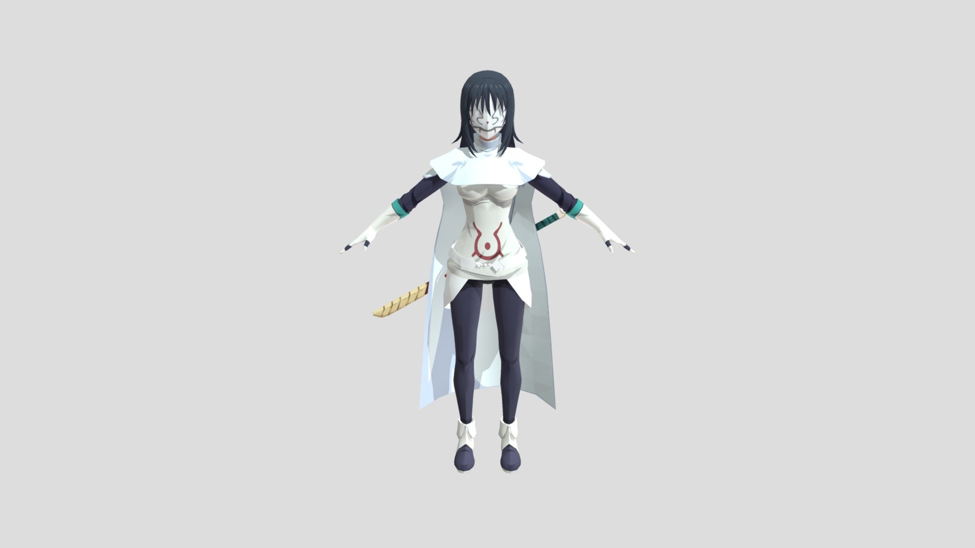 Shizue - 3D model by Lunaris (@kume.27180) [feadb3e] - Sketchfab