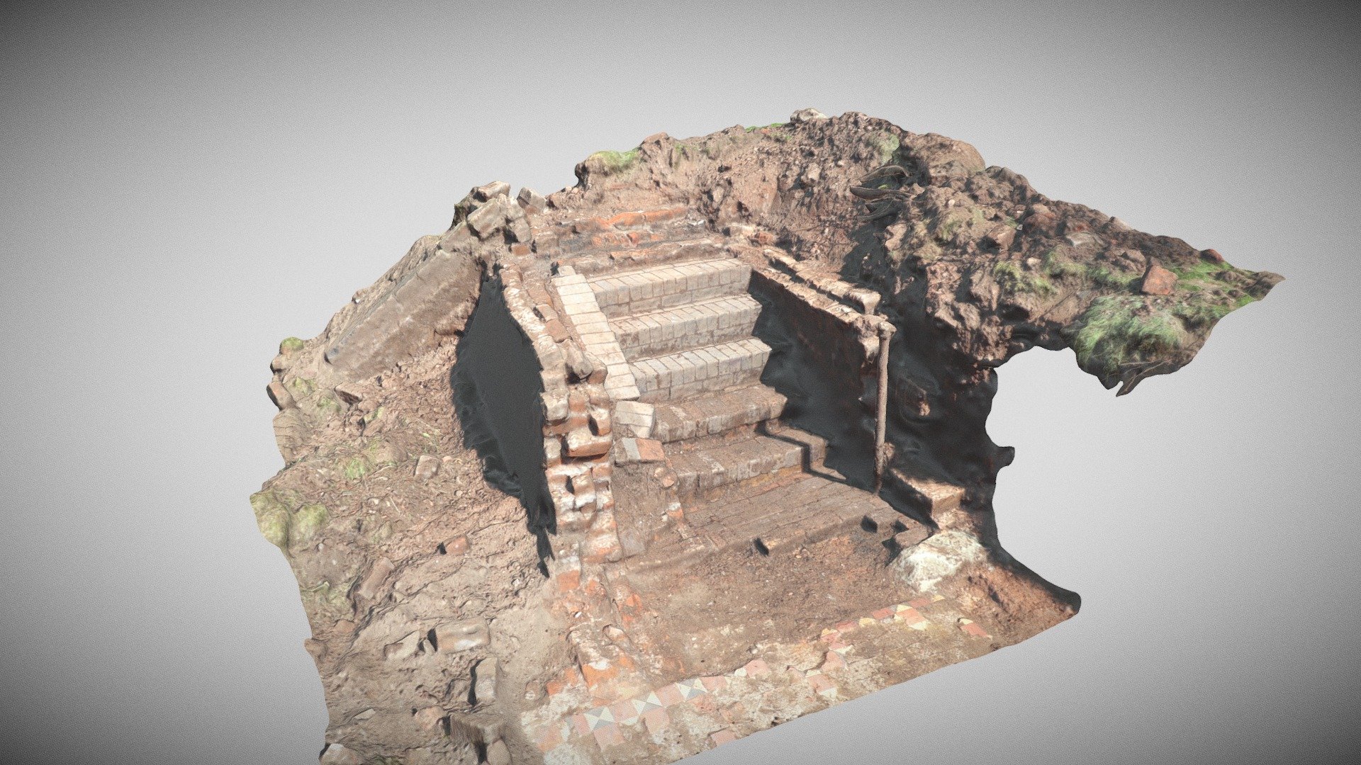 Garden Cottage steps - 3D model by tcornah [feae2bc] - Sketchfab