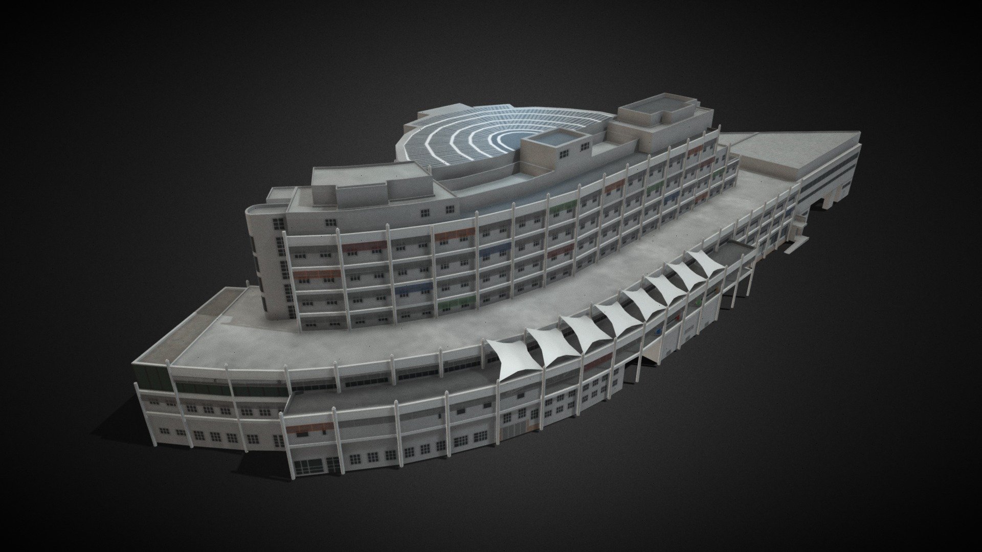 MX254 / Starship Children's Hospital - 3D model by Checo Mx. (@checomx ...
