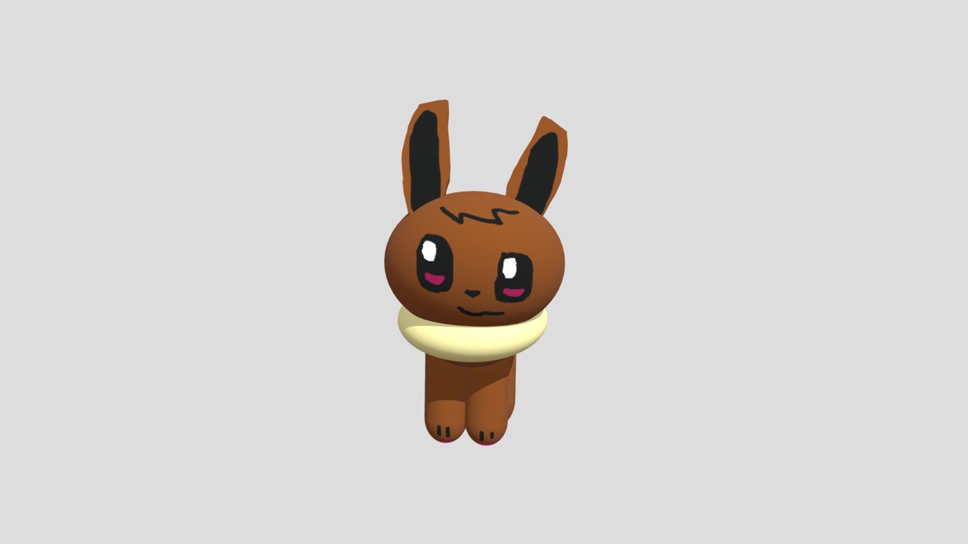 Eevee - 3D model by Juan the Umbreon (@juanbelmonte2010) [feaf17b ...