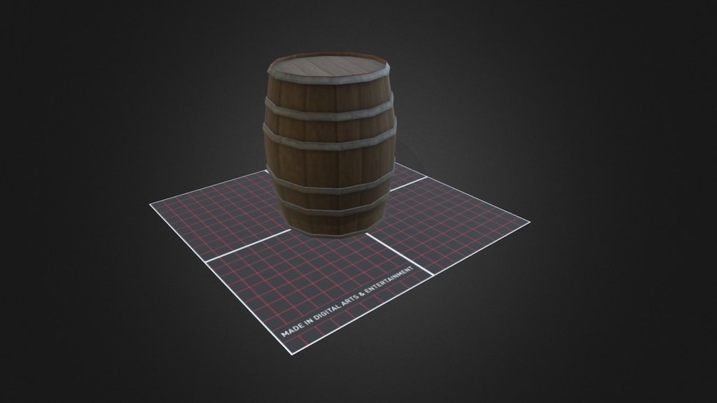 Barrel prop - 3D model by Ewout Van Gasse (@ewoutvangasse) [feb0011 ...