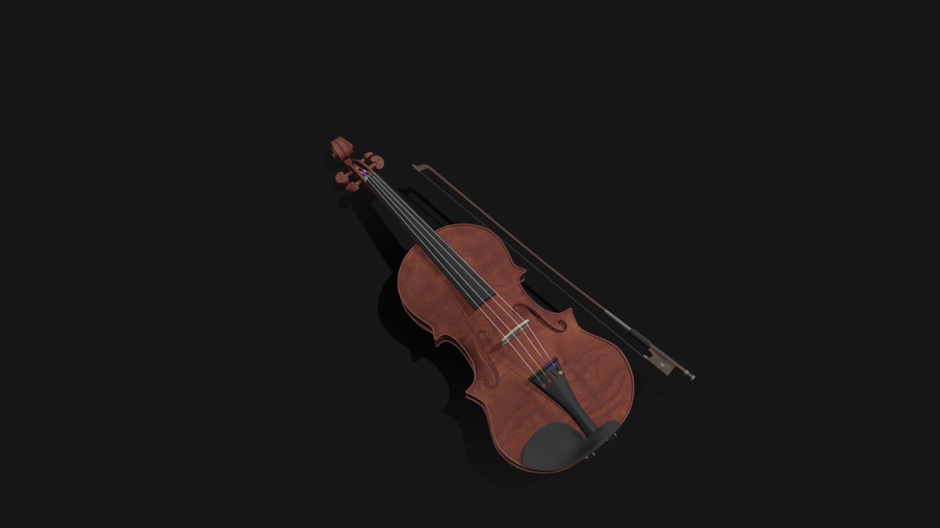Violin - Download Free 3D model by atsukoyumi [feb1eb2] - Sketchfab
