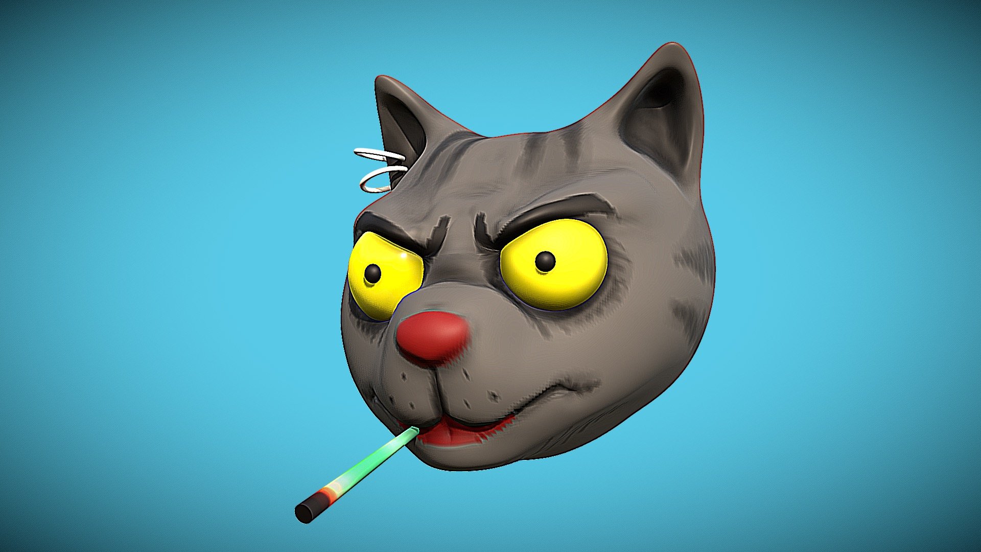 Fritz The Cat - 3D model by yugengen [feb43fe] - Sketchfab