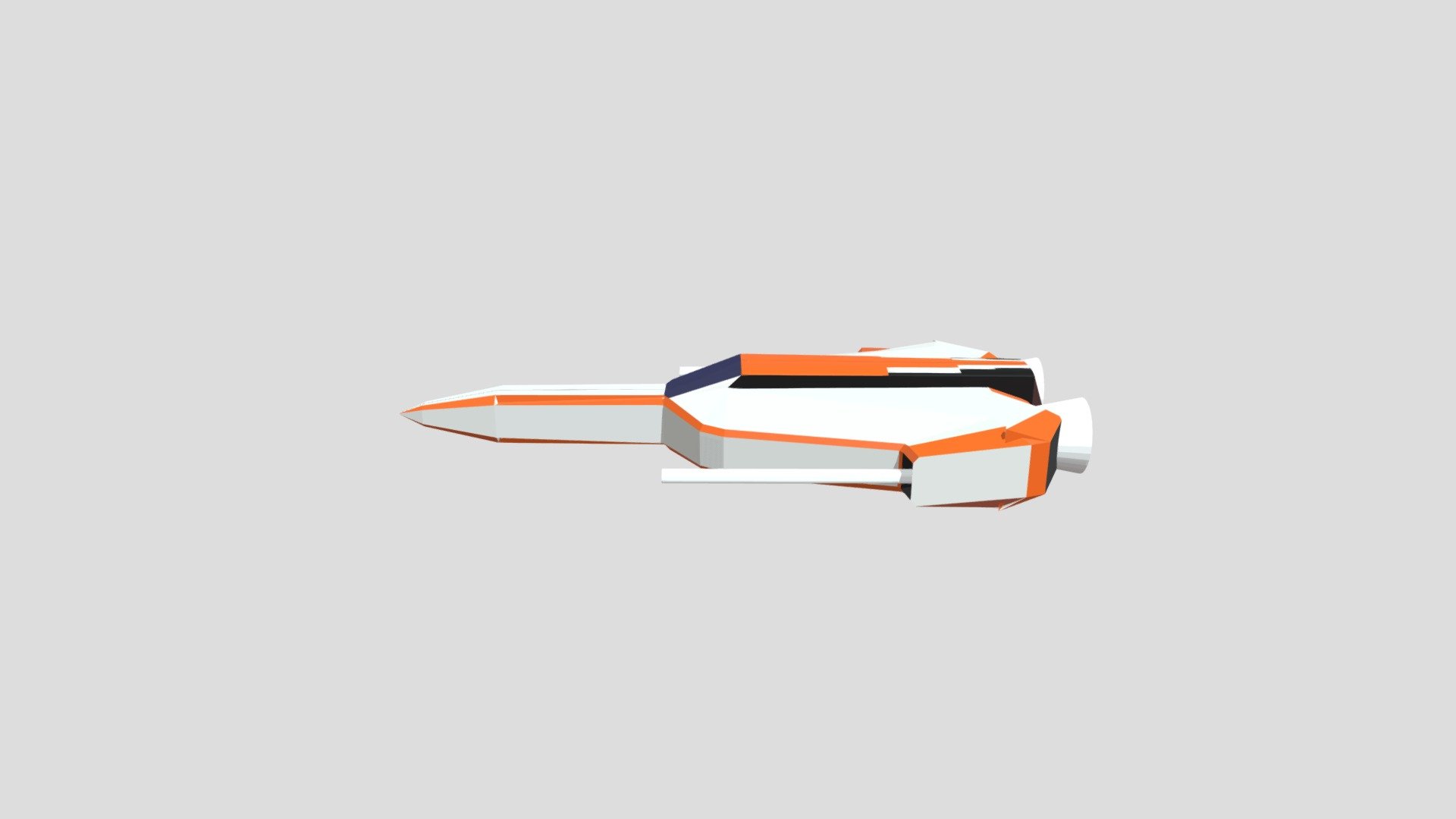 Simple space fighter_Roblox - 3D model by just4youdie [feb7093] - Sketchfab
