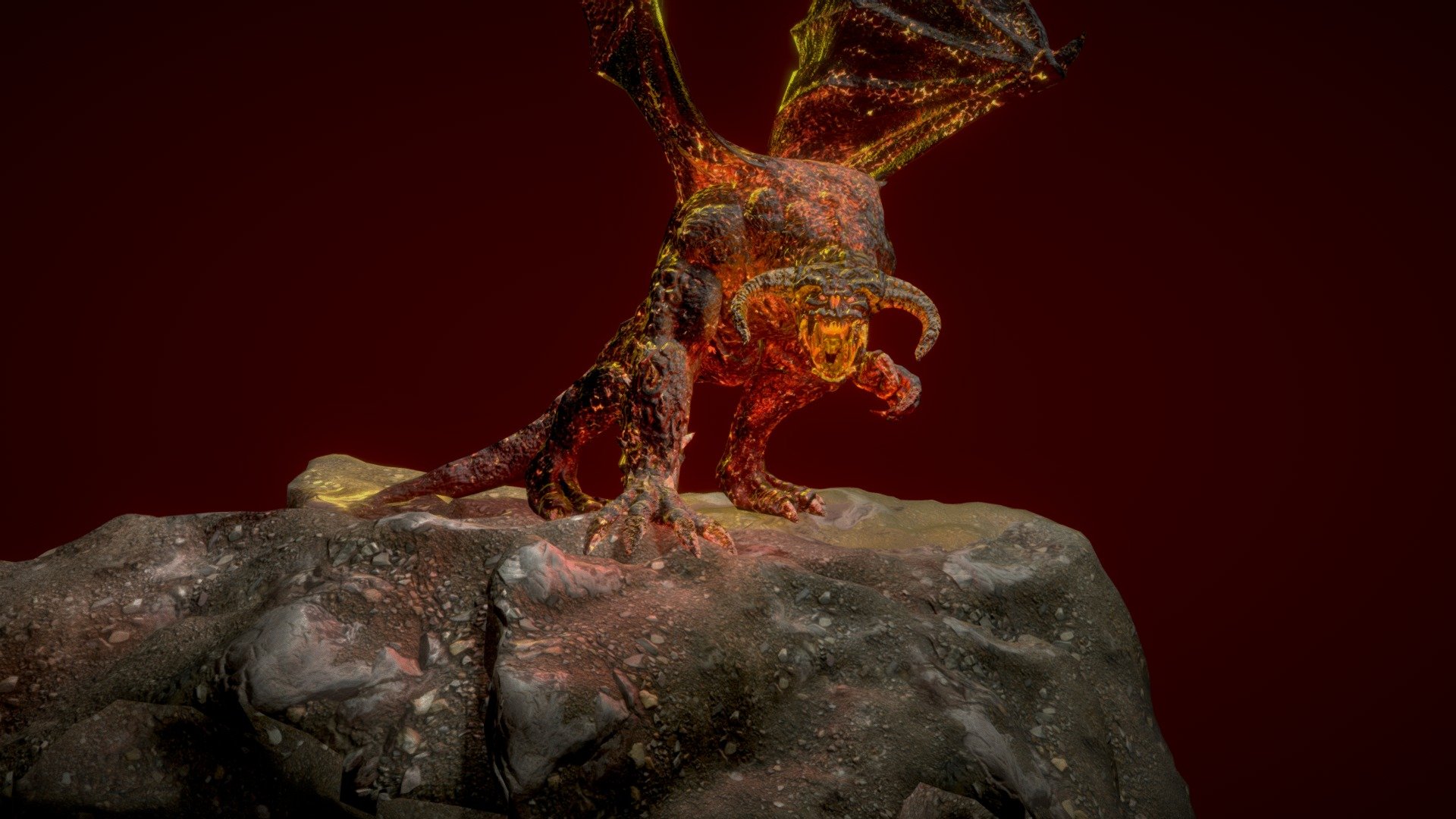 Balrog - Gameready 3d LowPoly Model - 3D model by David Morales ...