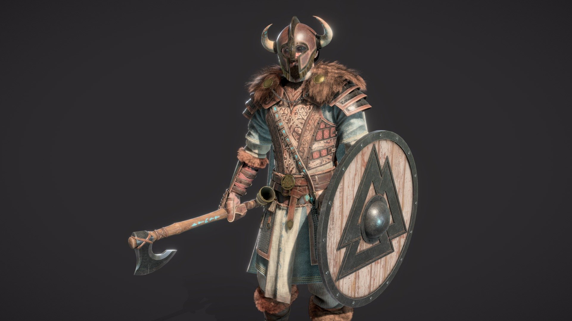 Viking - 3D model by Rob Allen (@roba) [feb8fea] - Sketchfab