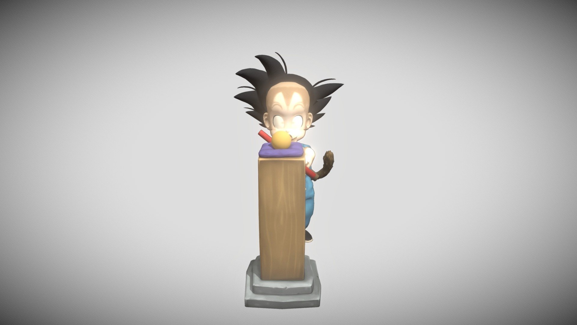 Goku Kid - Download Free 3D model by CAPTAAINRO [feb9956] - Sketchfab