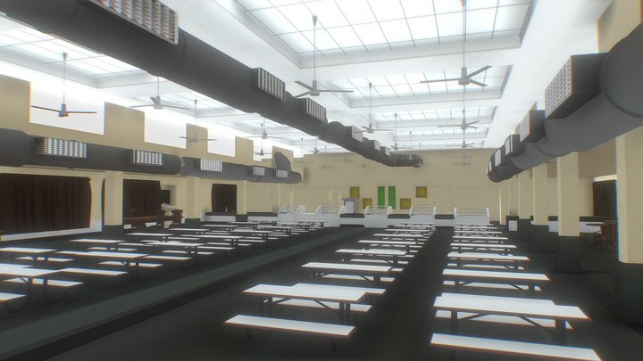 Cafeteria 3D models - Sketchfab