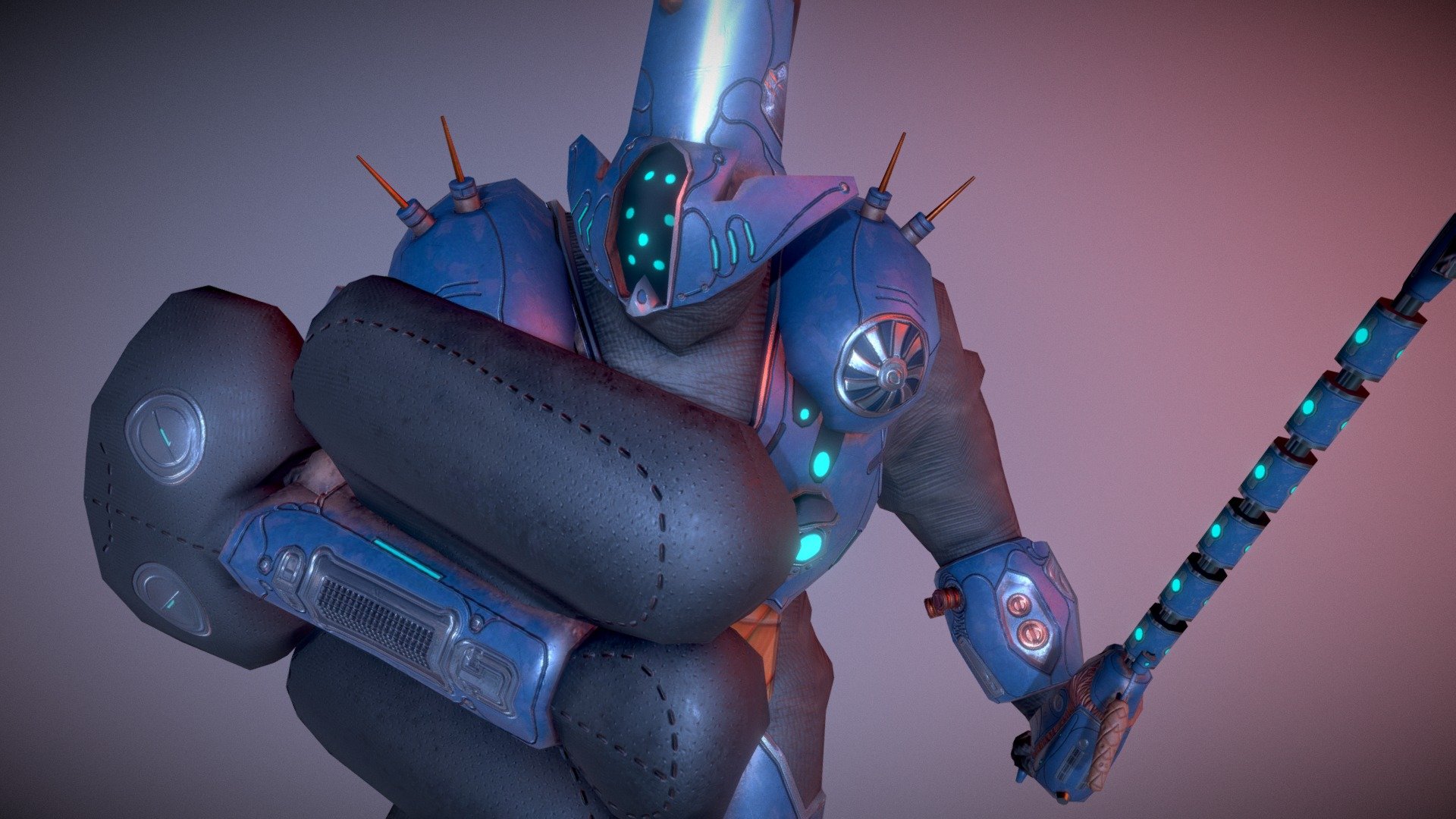 Armed Guard - Sci Fi - 3D model by Yohan Schmitz (@Mackaged) [feb9d39 ...
