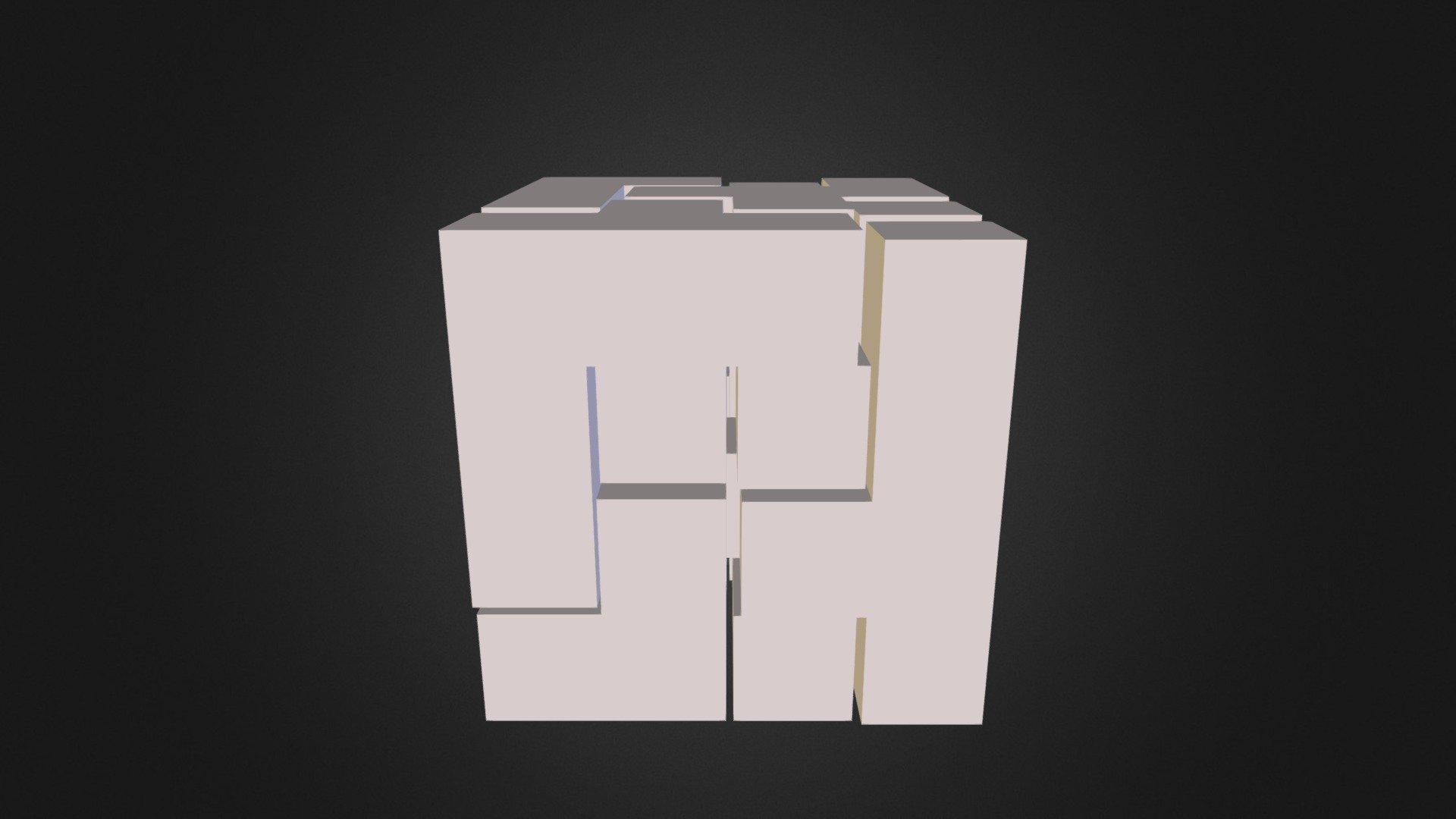 Tetris cube - 3D model by 3dindustries [feb9fca] - Sketchfab