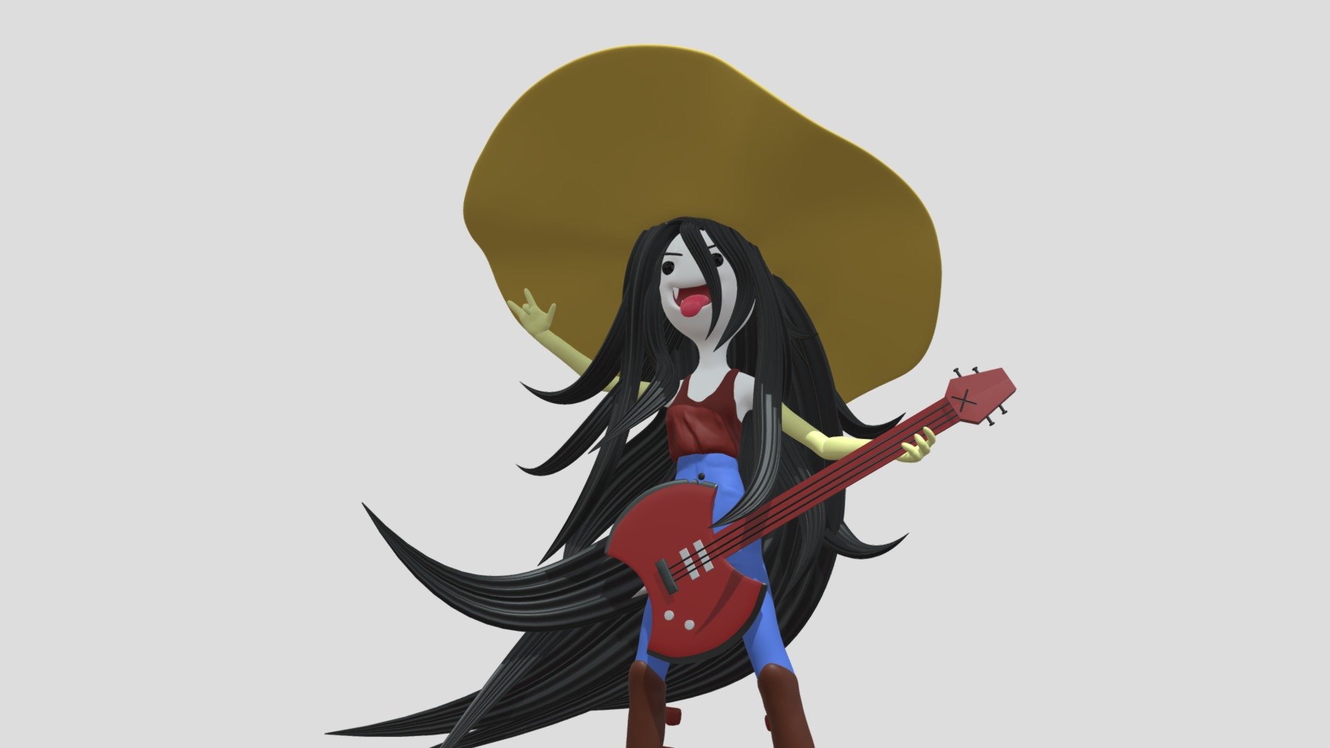 Marceline from Adventure Time in 3D - Download Free 3D model by Ice Da ...