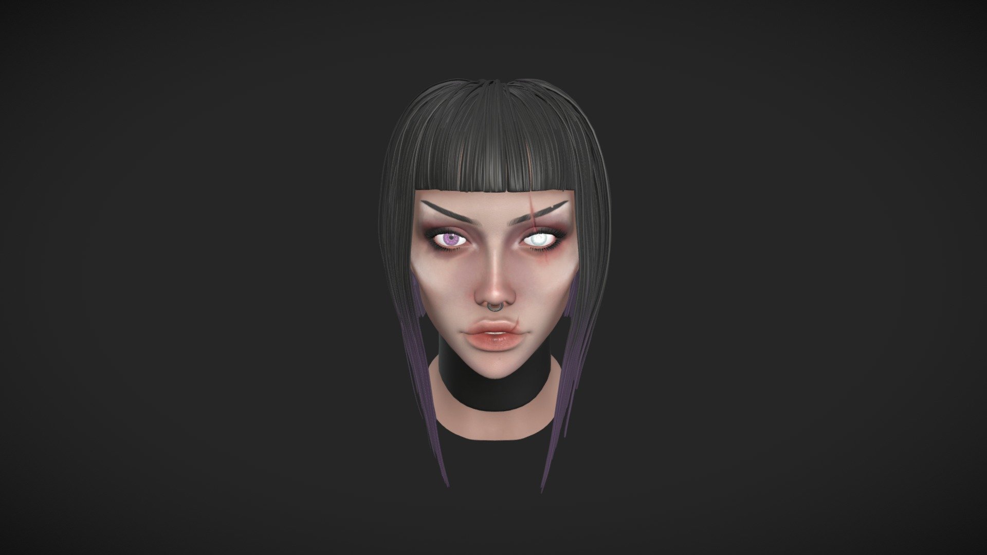 Character Head - 3D model by Melisa G. (@mgy.savage) [febb12b] - Sketchfab