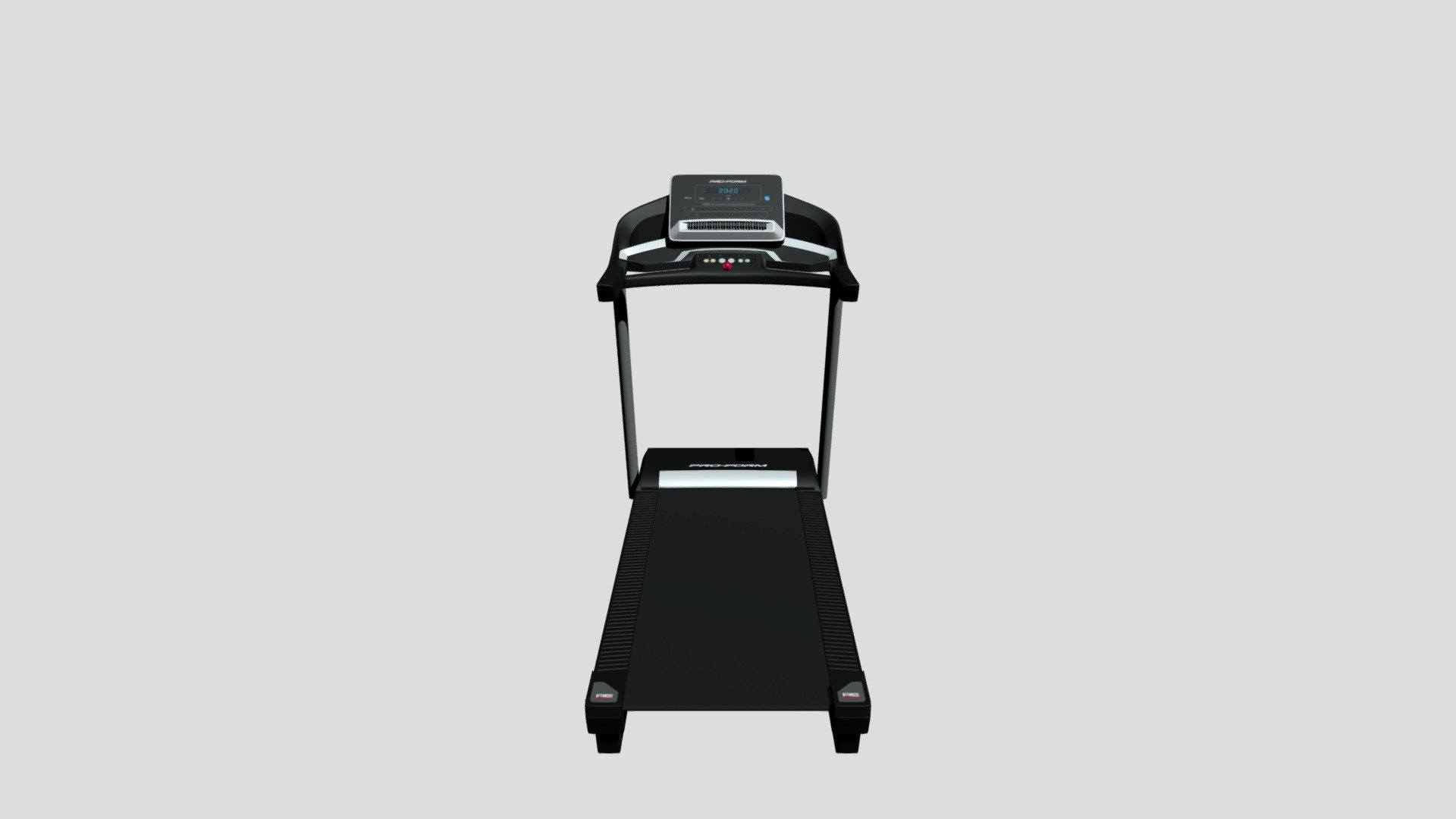 Treadmill gym instrument - 3D model by chiragmoradiya [febb2d6] - Sketchfab