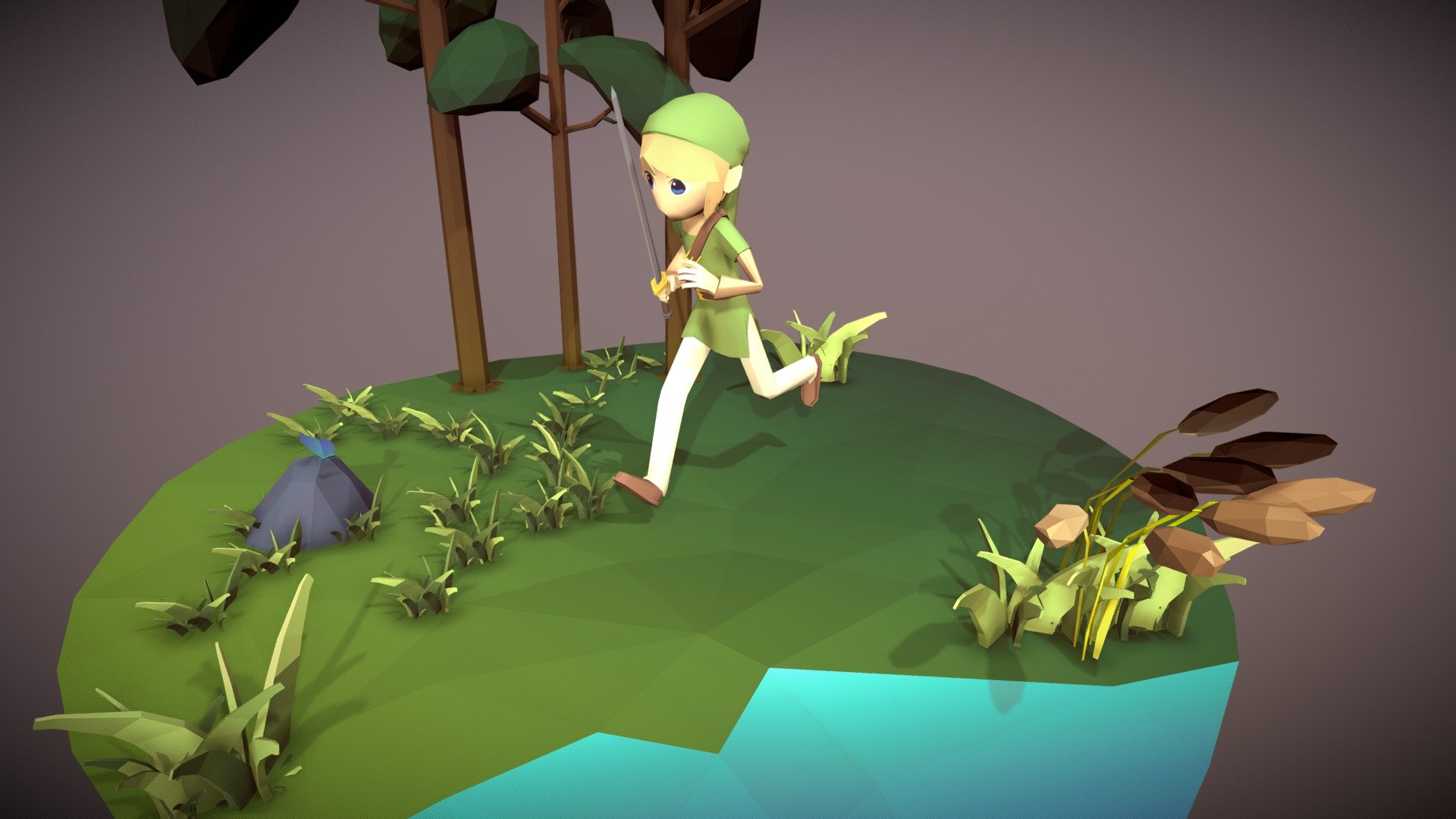 Run Link, run! - 3D model by Creative Trio (@creativetrio) [febb844 ...