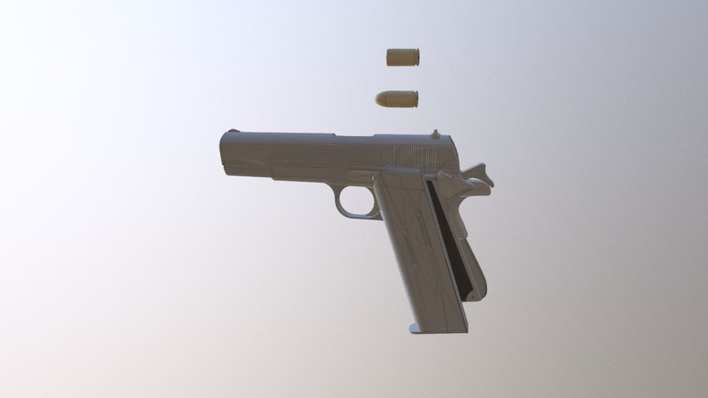 M1911-A1 - 3D model by bishop19 [febcec1] - Sketchfab