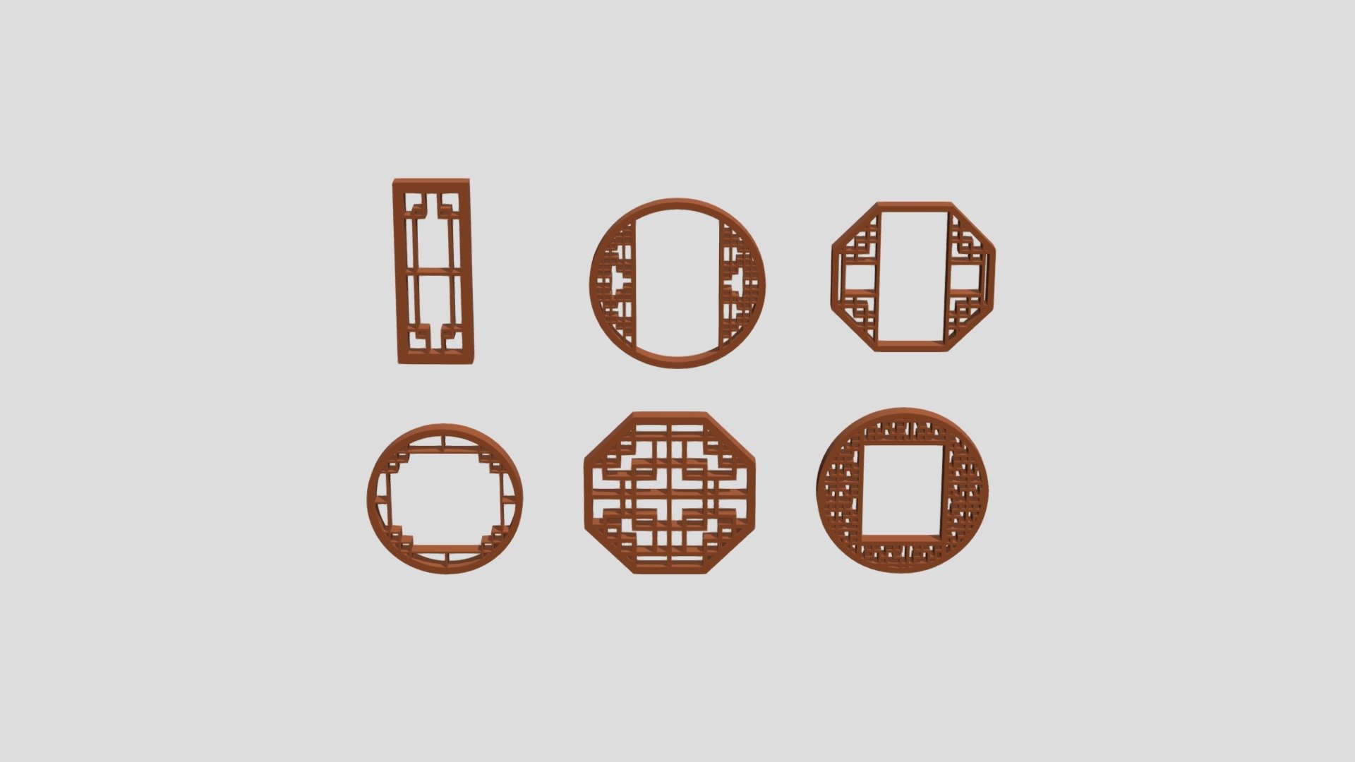 chinese windows - Download Free 3D model by Weiting Ke (@adlib ...