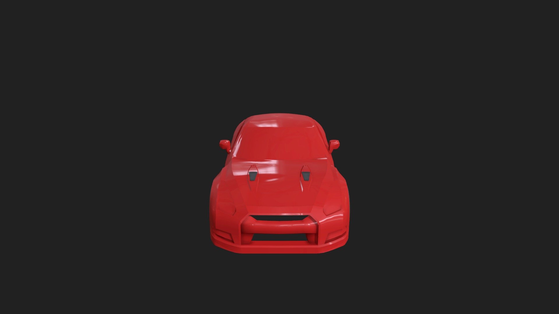 Low poly Nissan GTR Black Series WIP - 3D model by eaglefromfuture ...