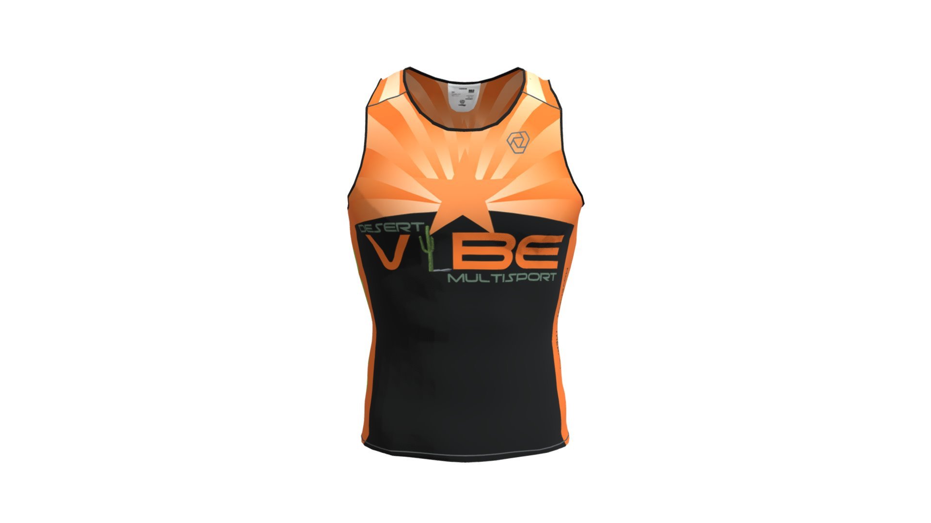 Desert Vibe Multisport Men's Running Singlet - 3D model by Verge Sport ...
