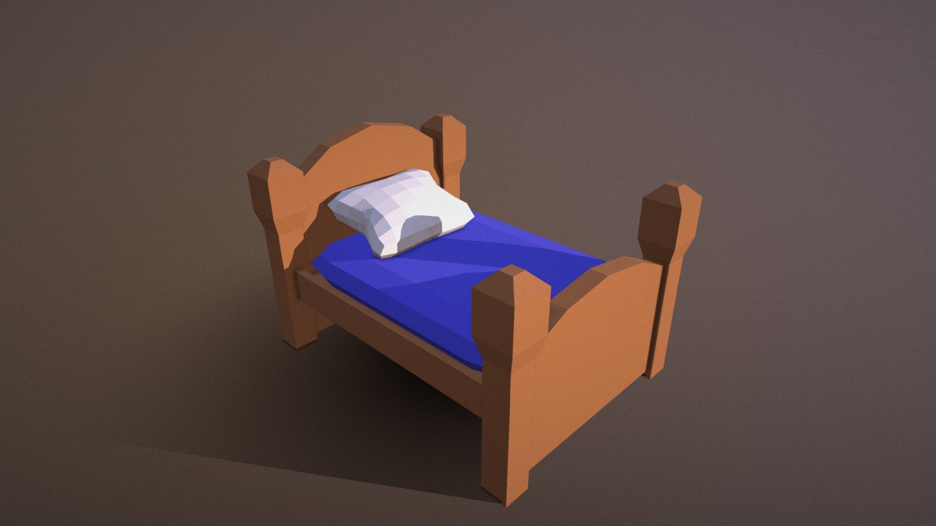 low poly bed - Download Free 3D model by Char7million (@690907 ...