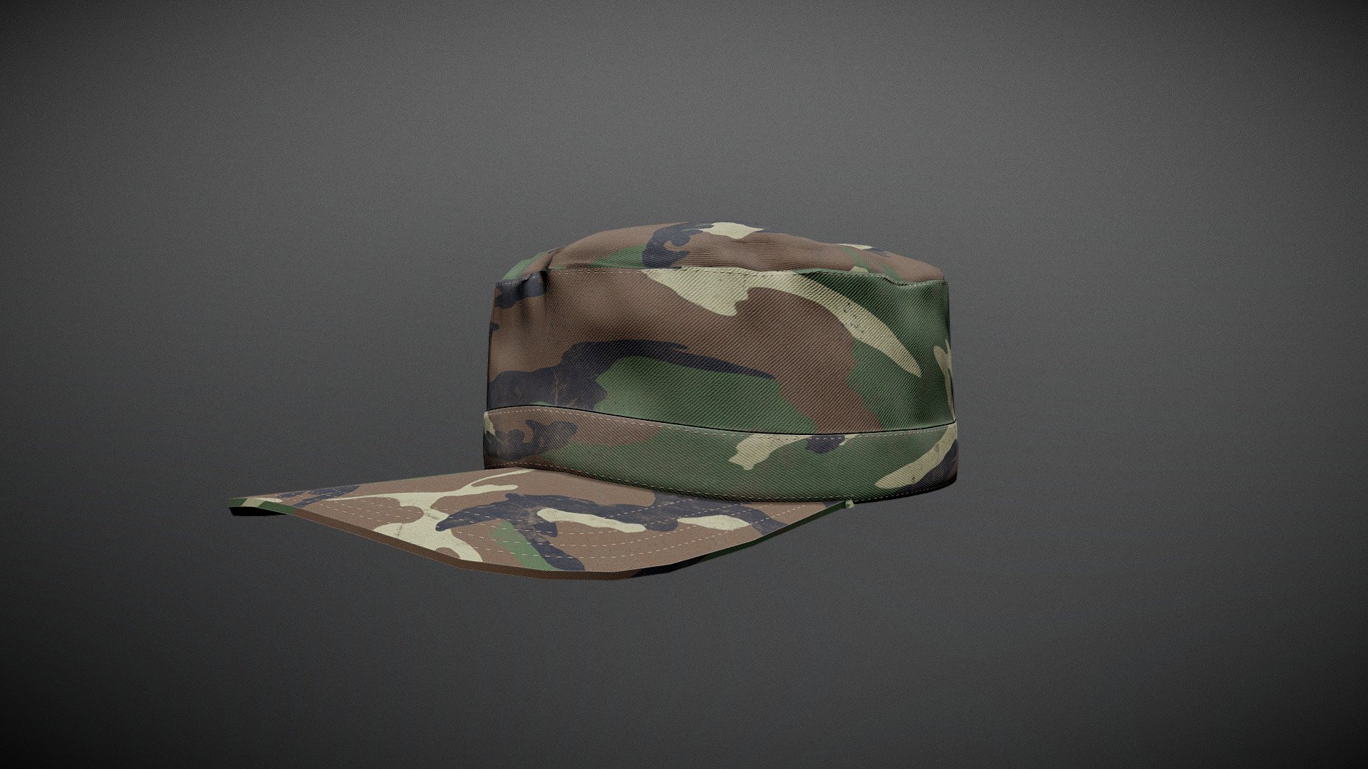 Military Camo Cap - Buy Royalty Free 3D model by Tomislav Tomljenović ...