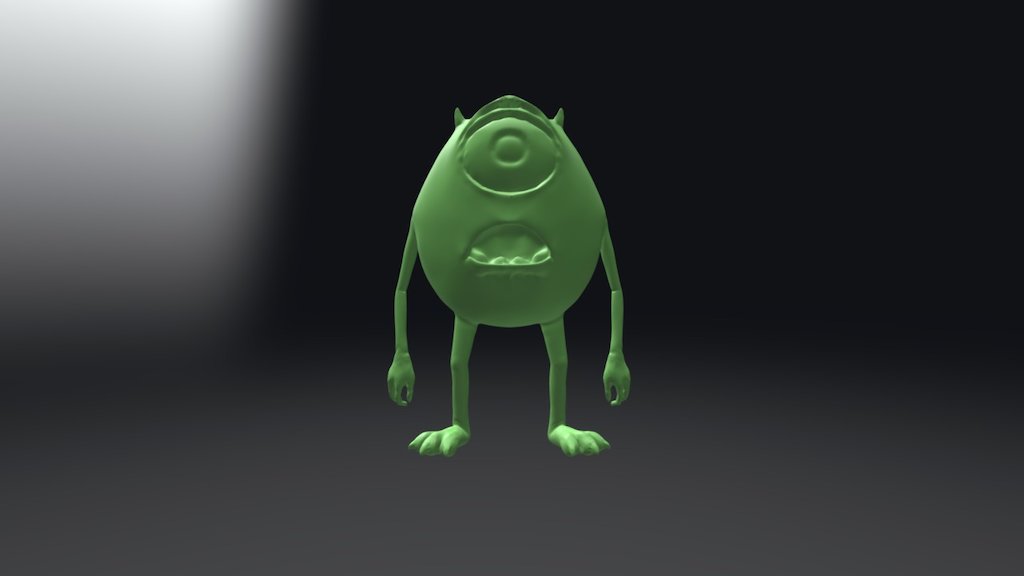 Mike Wazowski - 3D model by Agustin Bertuzzi (@agusbm) [fec4d14 ...