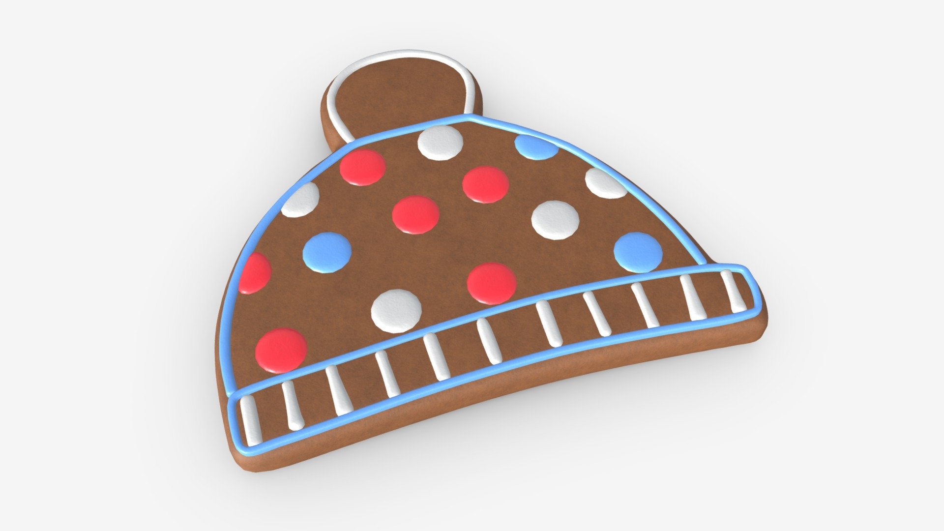 Christmas cookie hat - Buy Royalty Free 3D model by HQ3DMOD ...