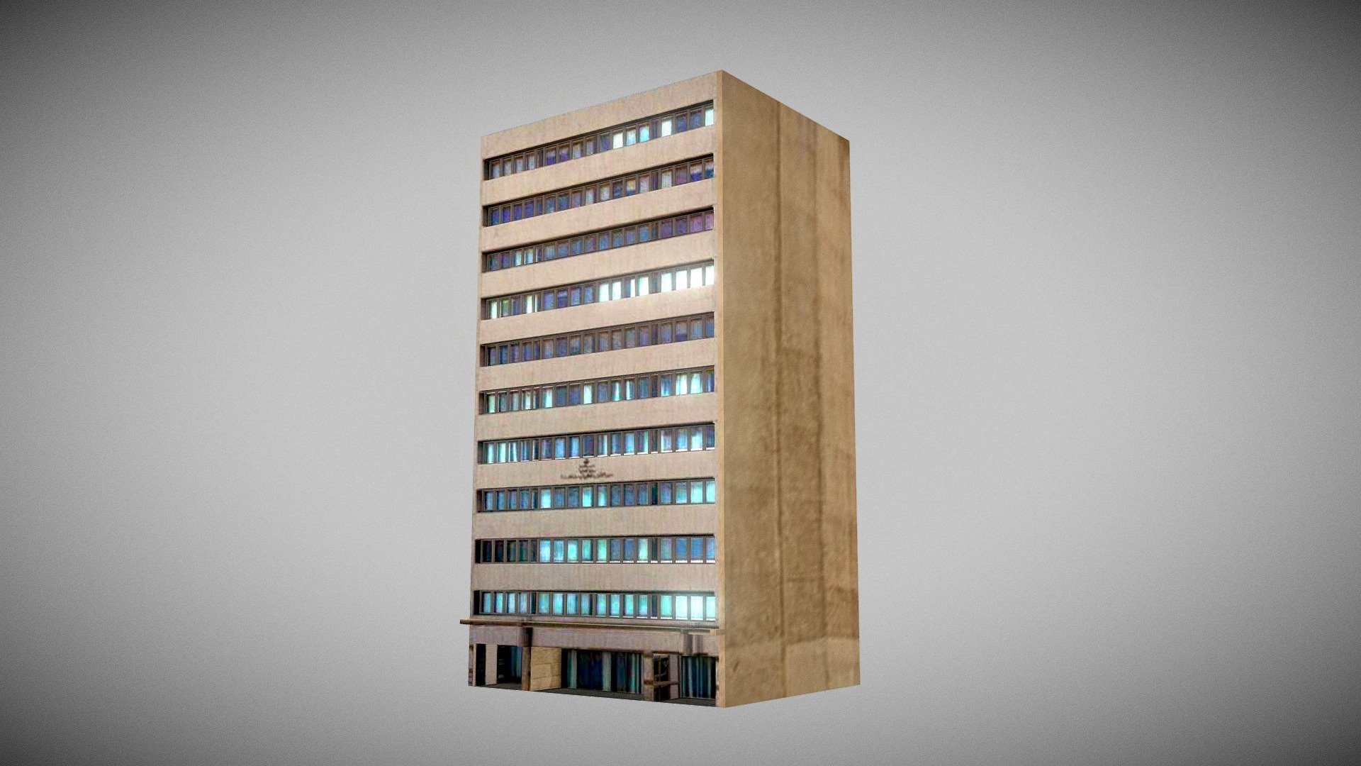 Low-Poly detailed building - Download Free 3D model by Karim.Fares ...