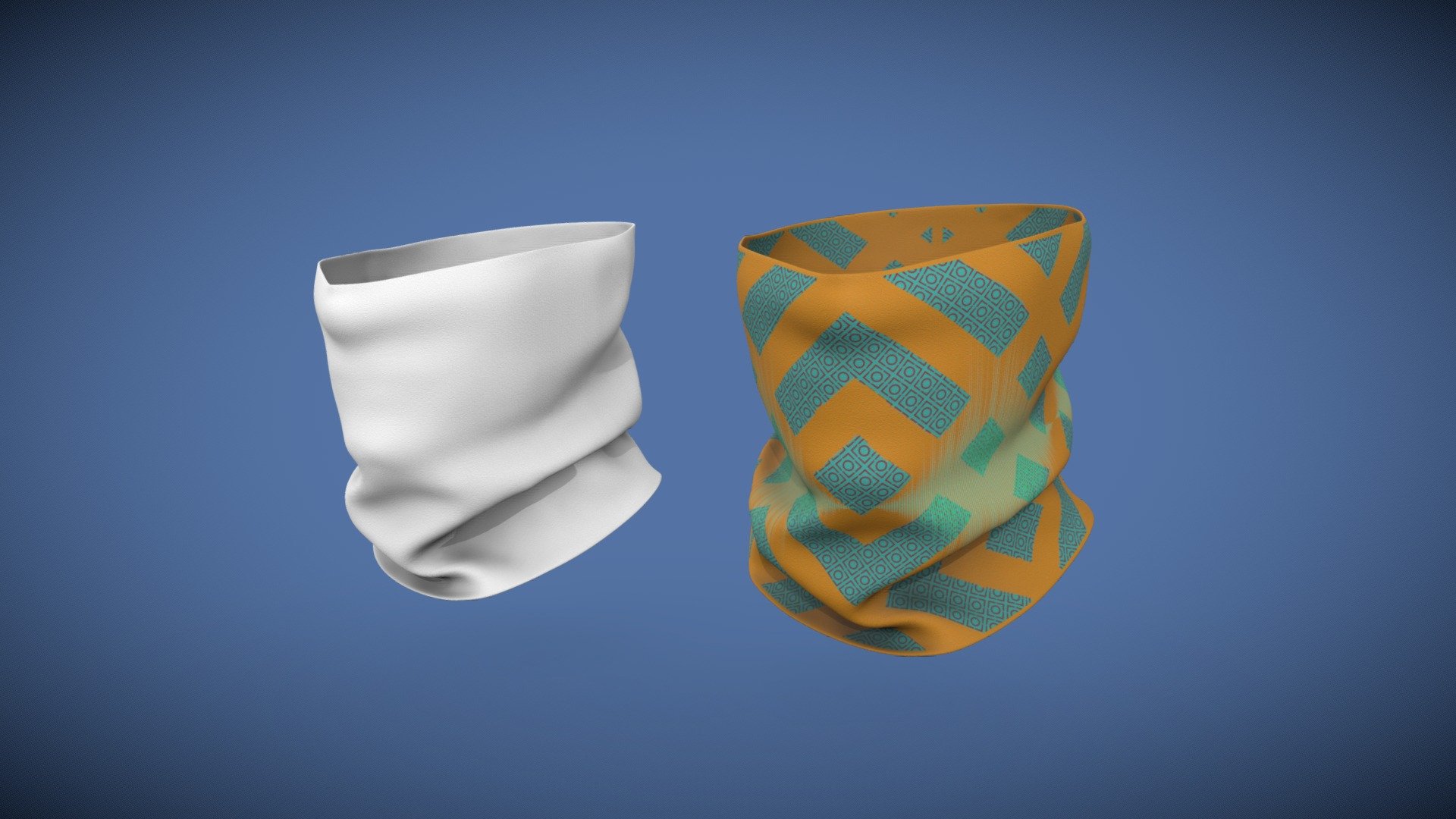Scarf graphic design mockups - Buy Royalty Free 3D model by Milan ...