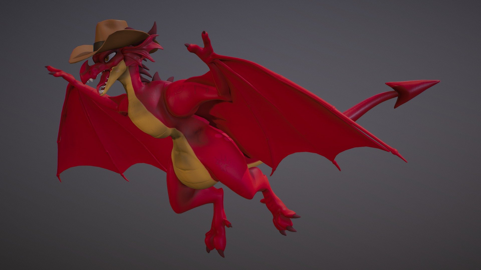 Henry The Wyvern - 3D model by HenryDaChameleon [fec9a3a] - Sketchfab
