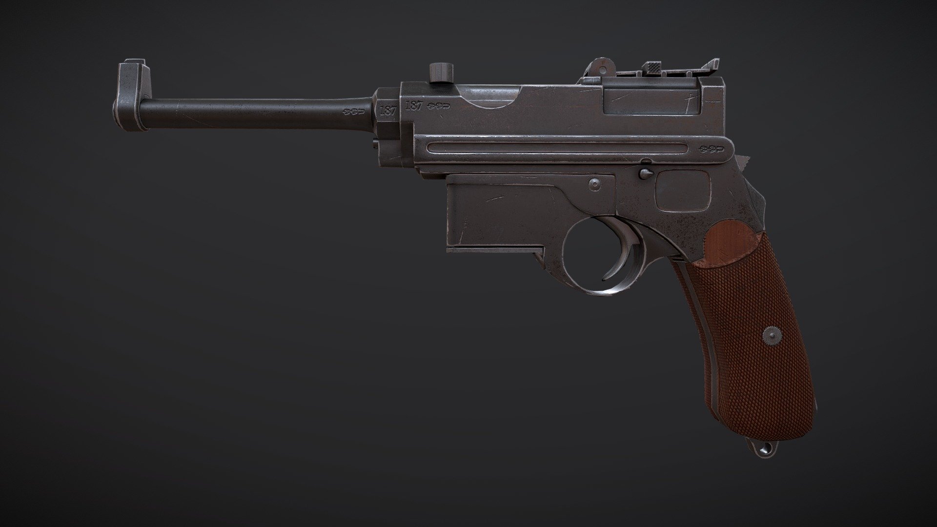 Mannlicher M1896 - Download Free 3D model by DoubleyouW [fecabae ...