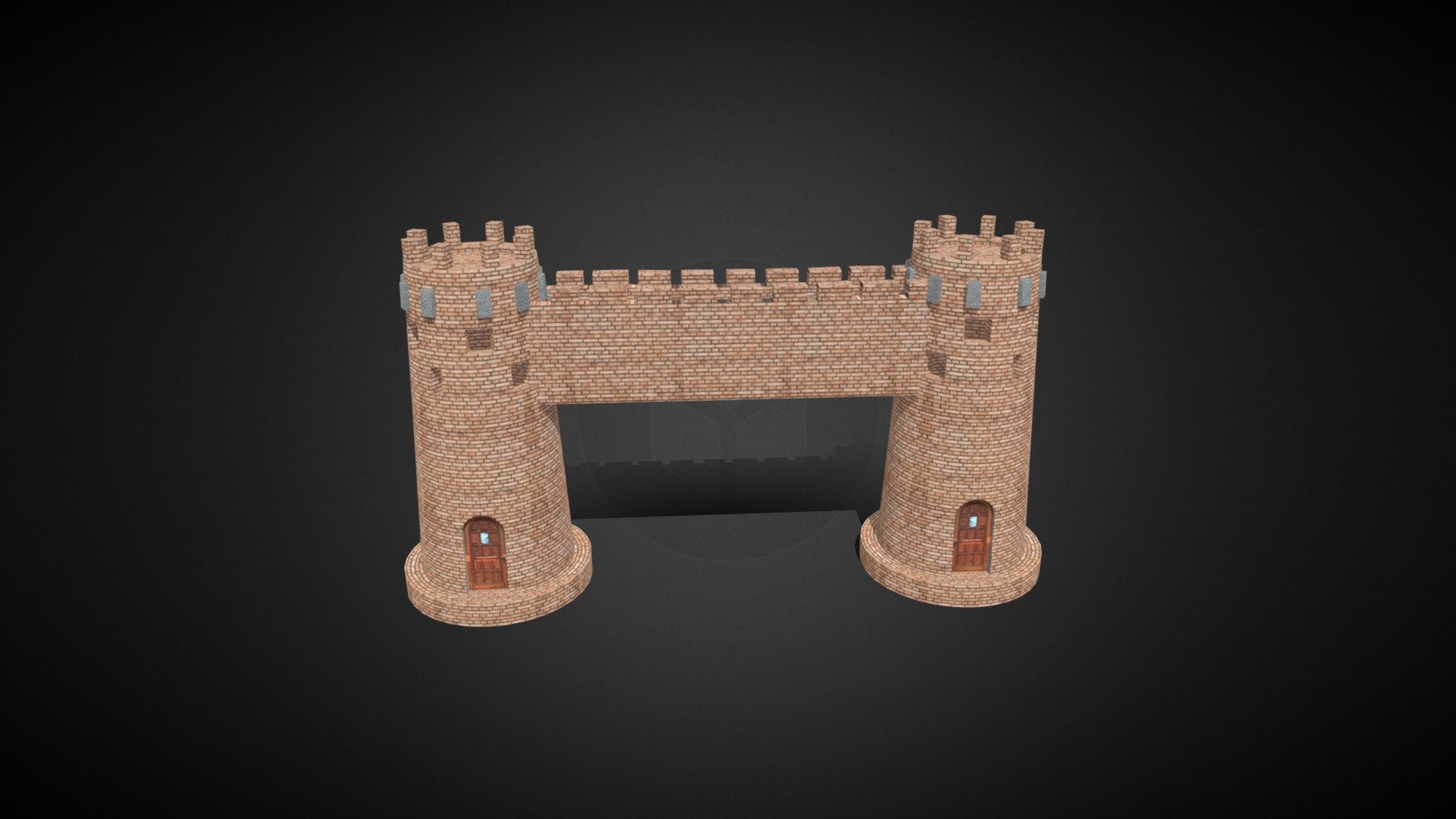 Castle Gate - Download Free 3D model by farooq.smurf [fecb08a] - Sketchfab