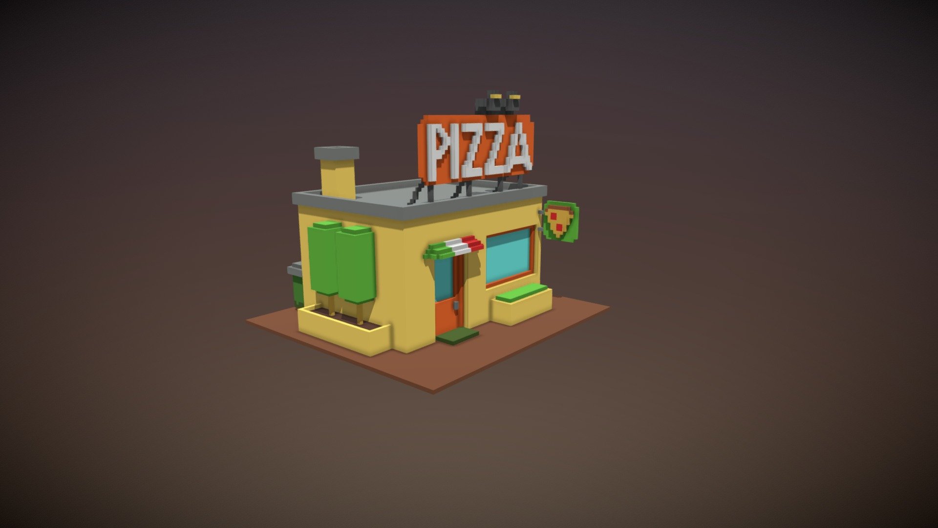 Pizza - 3D model by DavidePrestino [fecb9b0] - Sketchfab