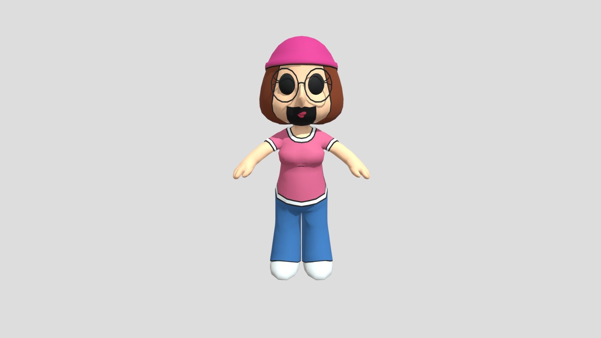 Meg Griffin rigged - Download Free 3D model by maznalharbi056 [fecc6fa ...