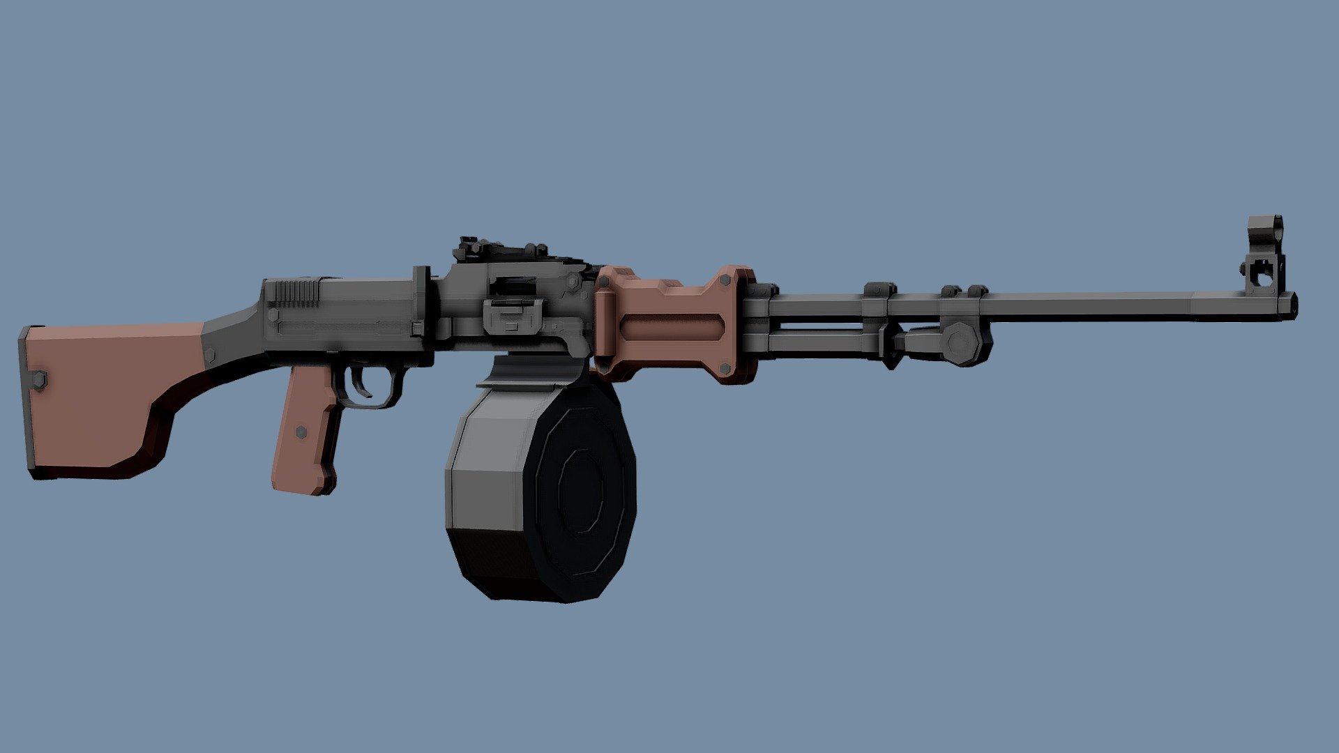 Low-Poly RPD - Download Free 3D model by TastyTony [fecd845] - Sketchfab