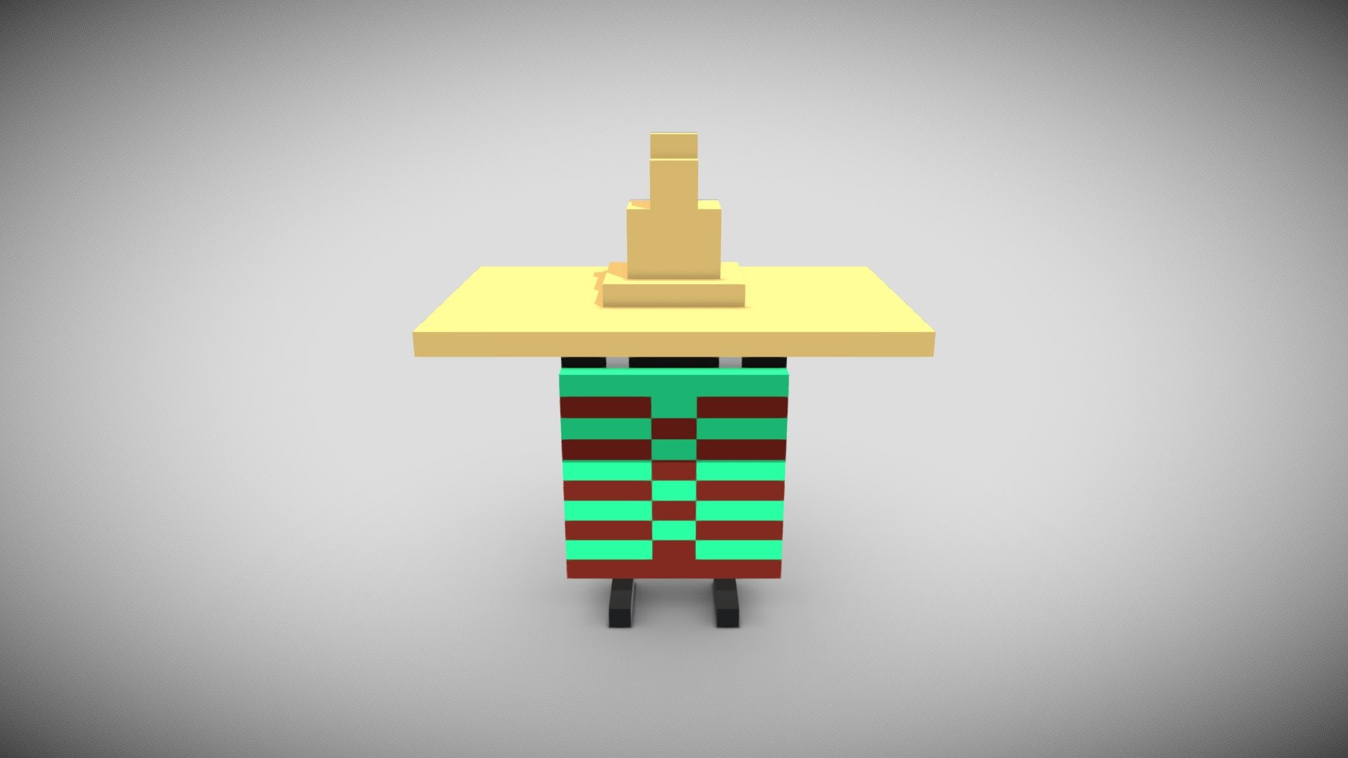 Voxel Art Character - 3D model by CarlosVGu [fed1c5d] - Sketchfab