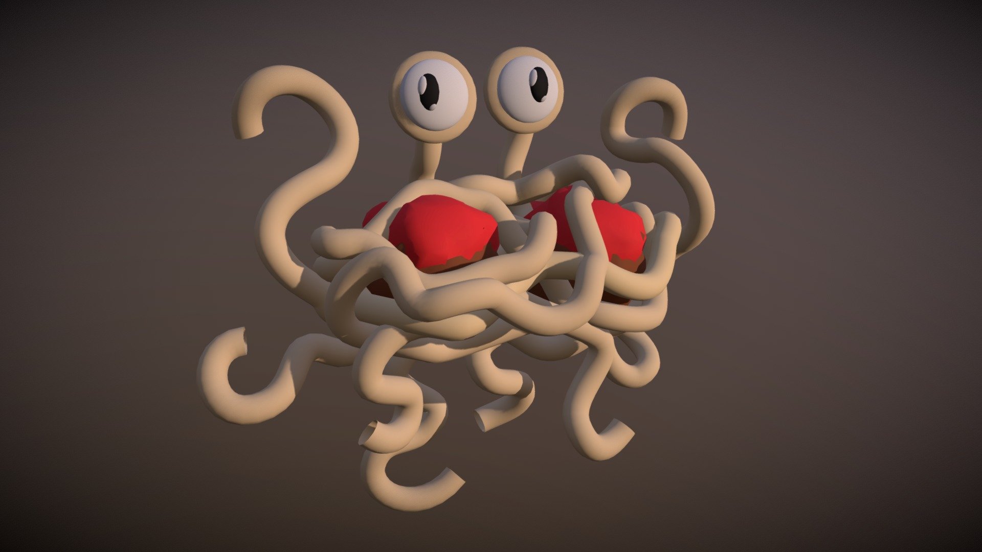 spaghetti monster - 3D model by hanameyoko (@jaike.kuhmayer) [fed239c ...