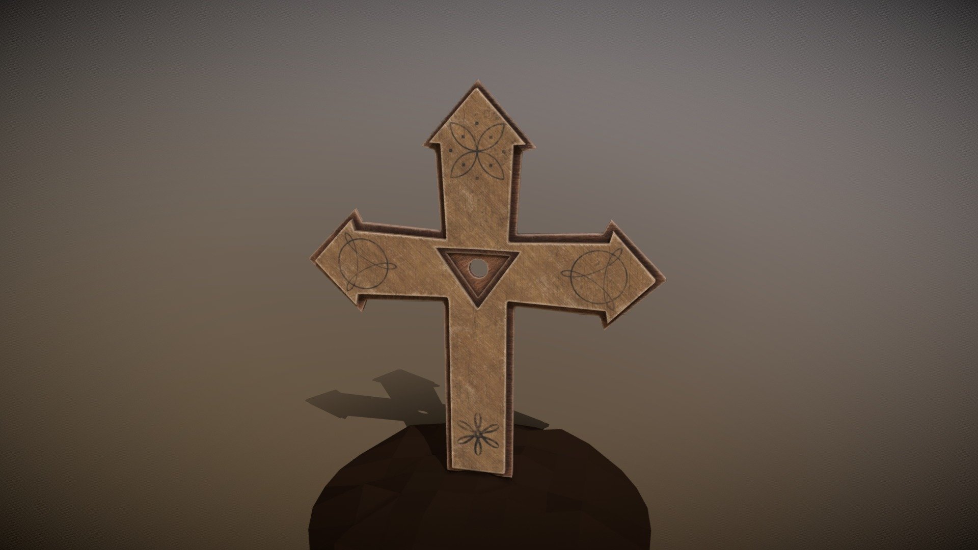 Wooden Cross - Download Free 3D model by Incg5764 [fed3ae6] - Sketchfab