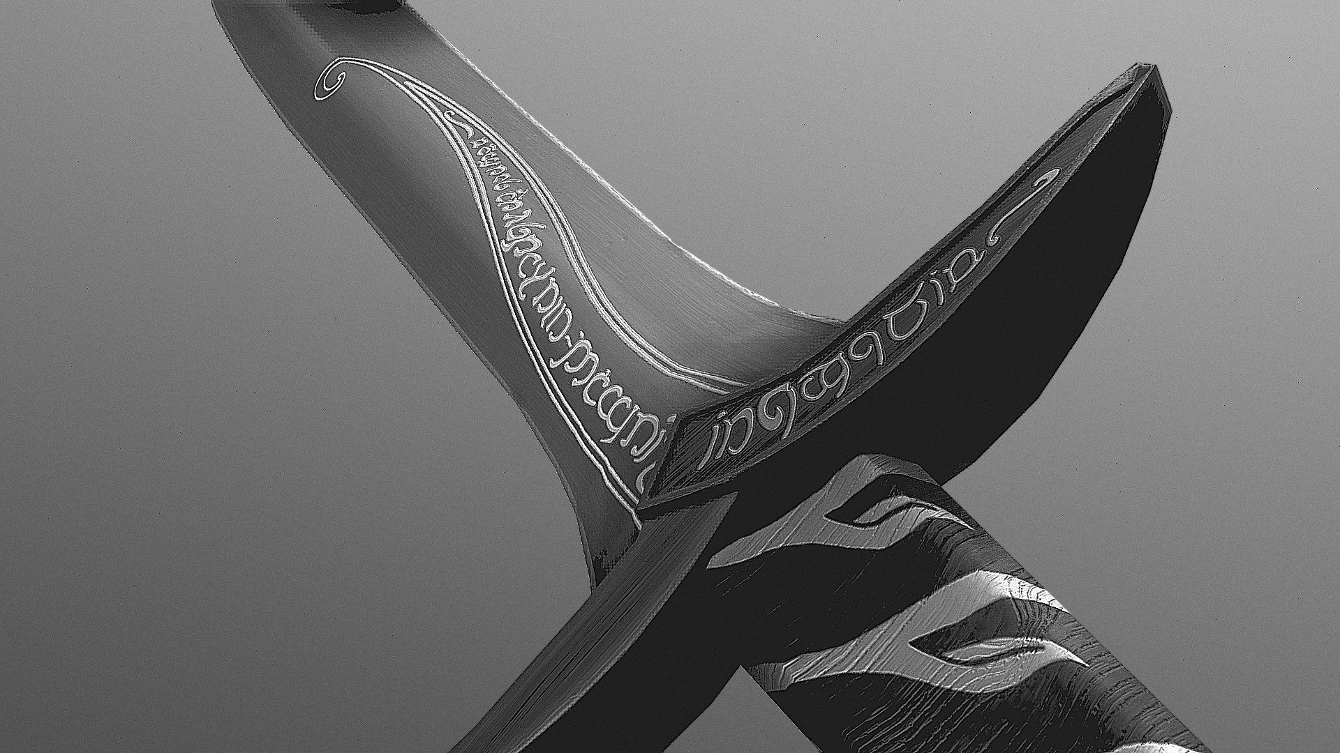 Sting Sword (Lord of the rings) - 3D model by Frugetto [fed5c19 ...