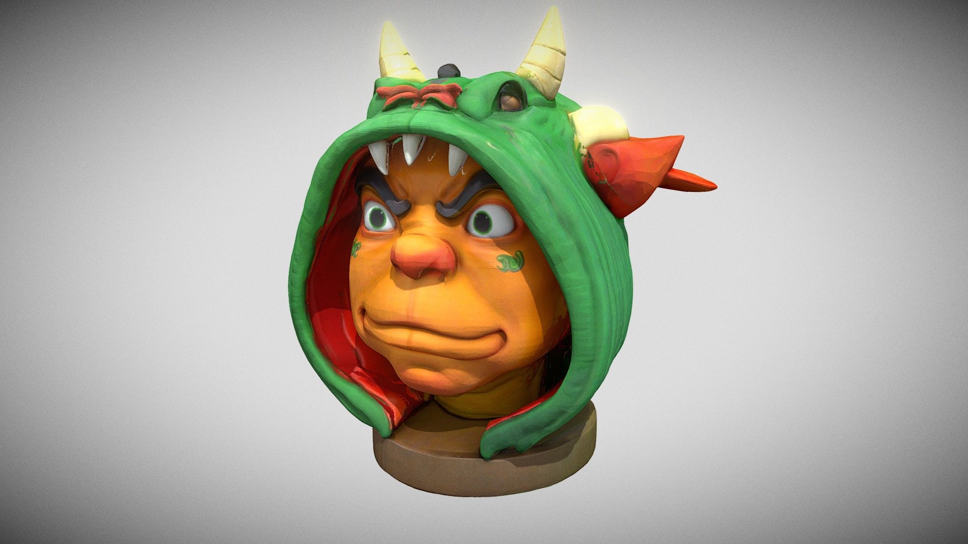cartoon Fun Head - Download Free 3D model by 4DigitalARTS (@boardreklam ...