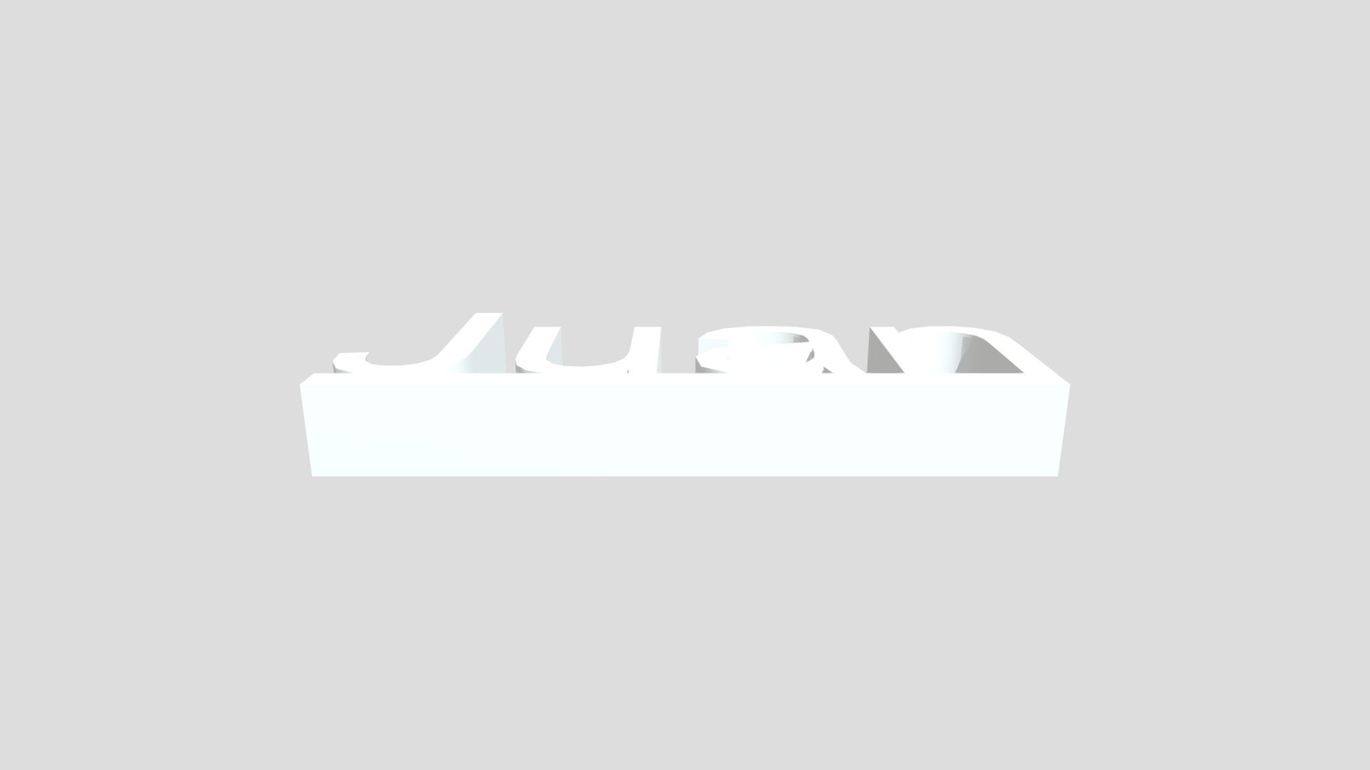 Juan Name Test 1 - Download Free 3D model by jromerv7 [fed7848] - Sketchfab
