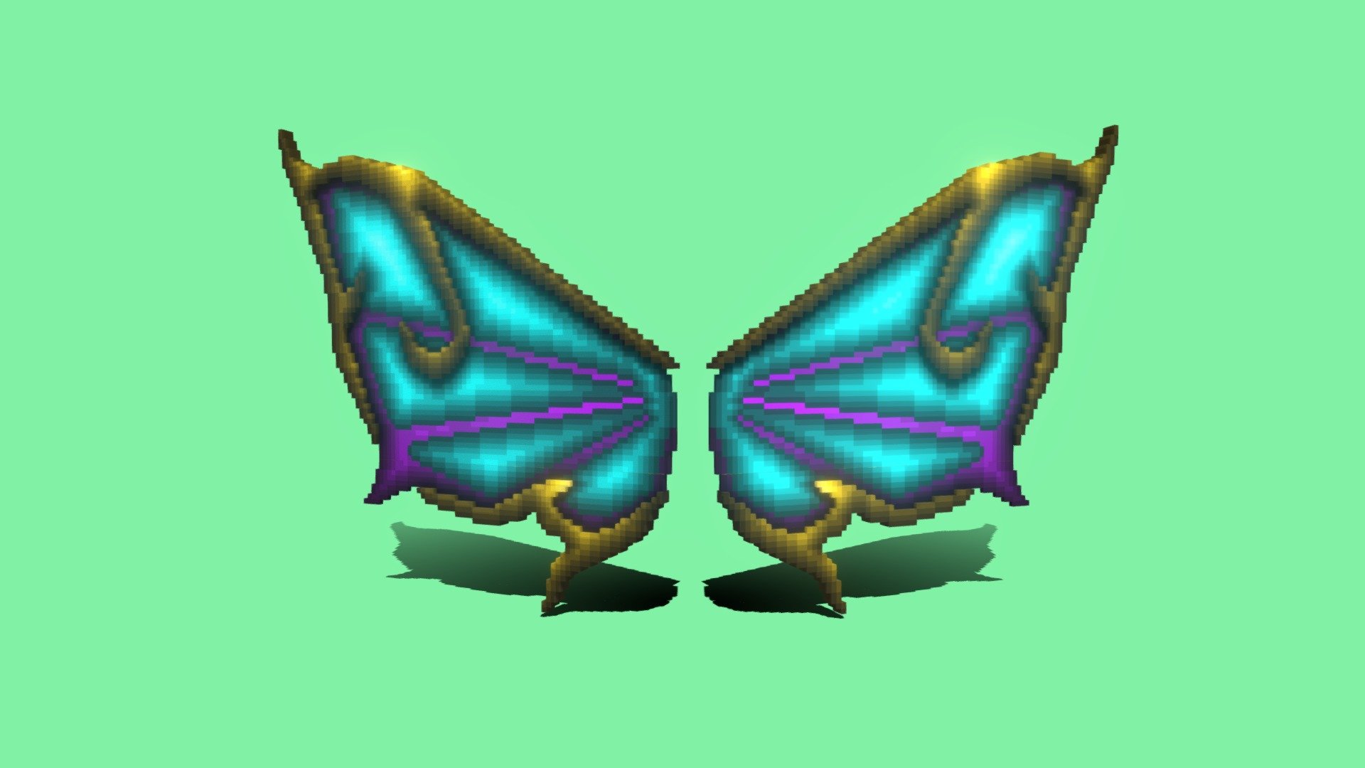 Butterfly Wing - 3D model by Polygony (@polygonymc) [fed78f2] - Sketchfab