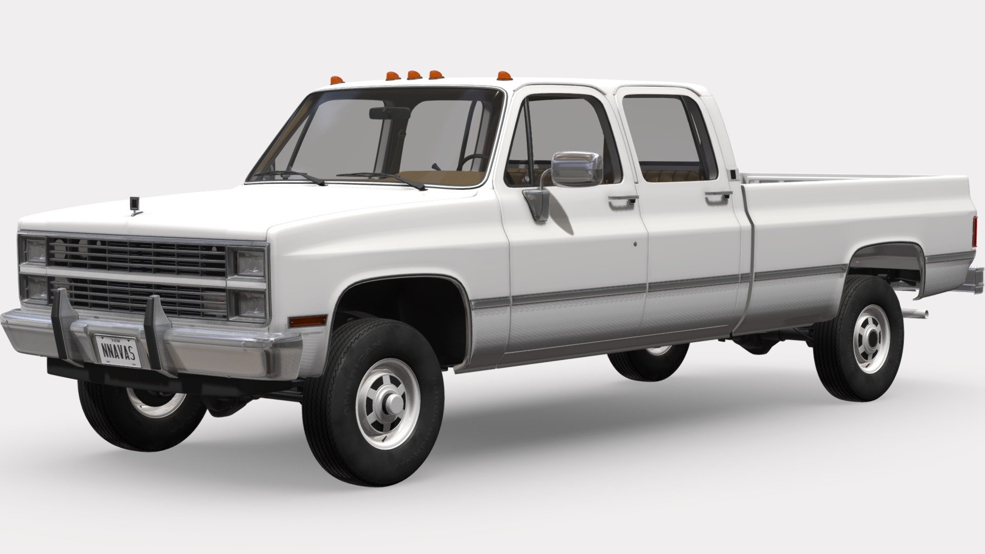 GENERIC 4WD PICKUP TRUCK 5 - Buy Royalty Free 3D model by NN 3D (@nn3d ...