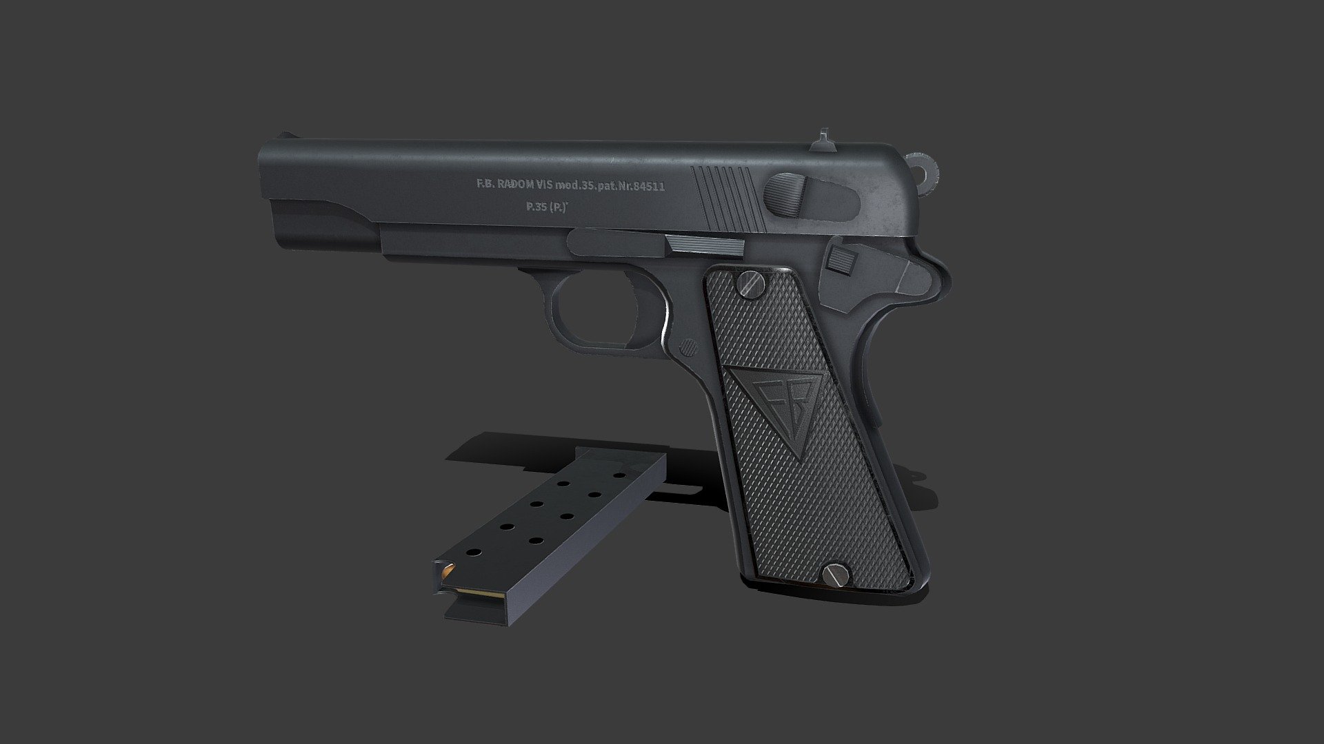 FB Radom VIS 35 Pistol 1936 - Buy Royalty Free 3D model by MaX3Dd ...